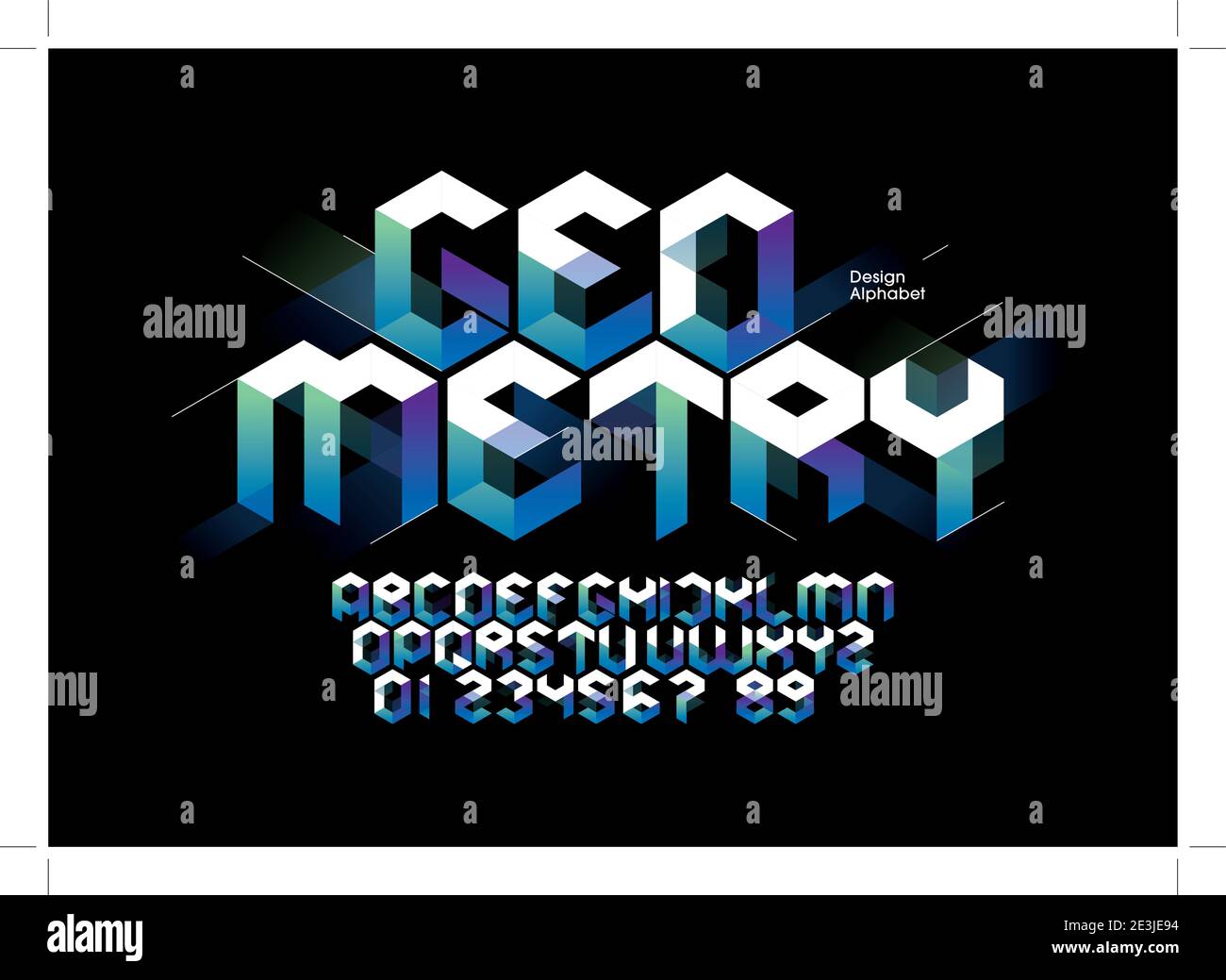 Vector of stylized alphabet and font Stock Vector Image & Art - Alamy