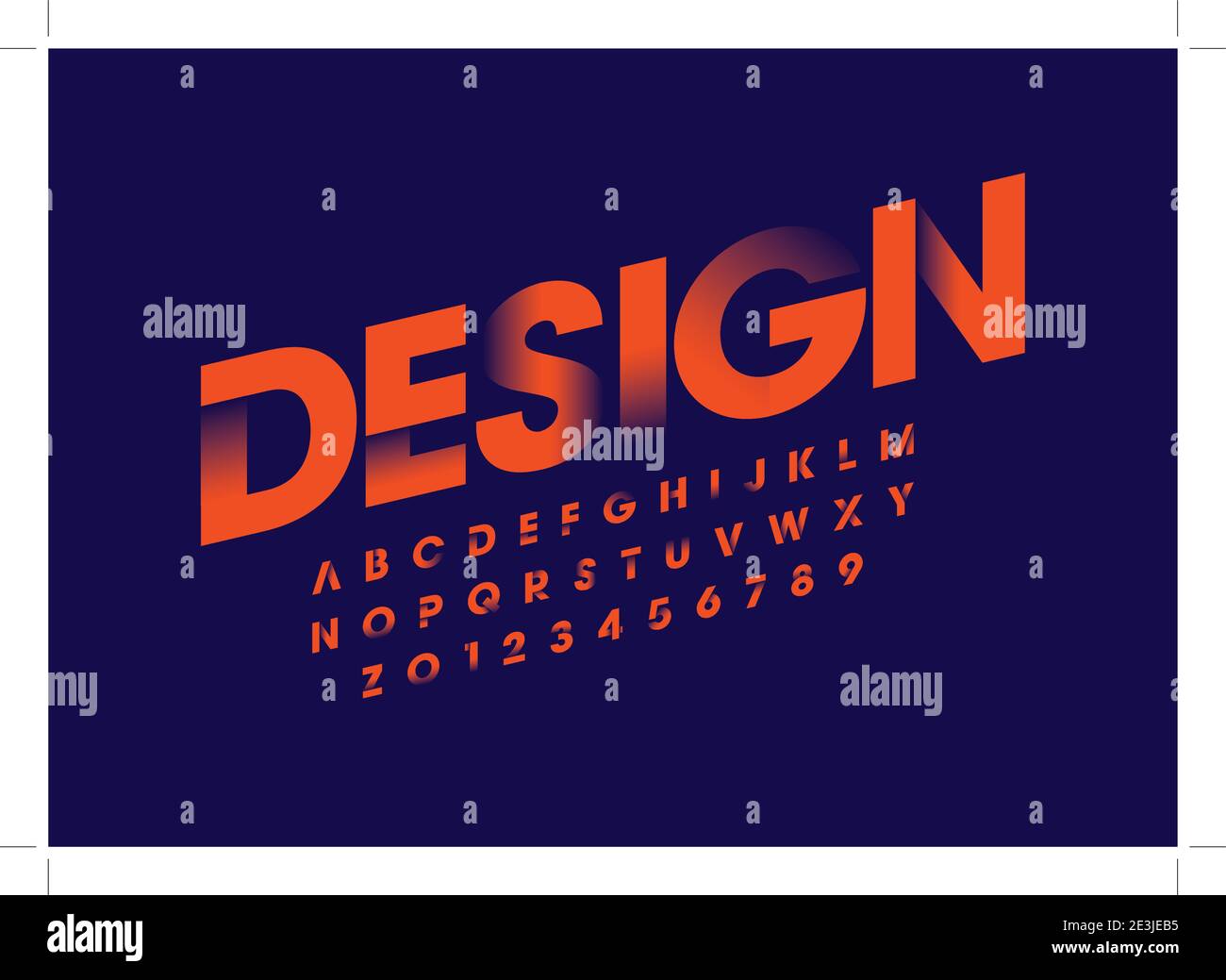 Vector of stylized alphabet and font Stock Vector Image & Art - Alamy