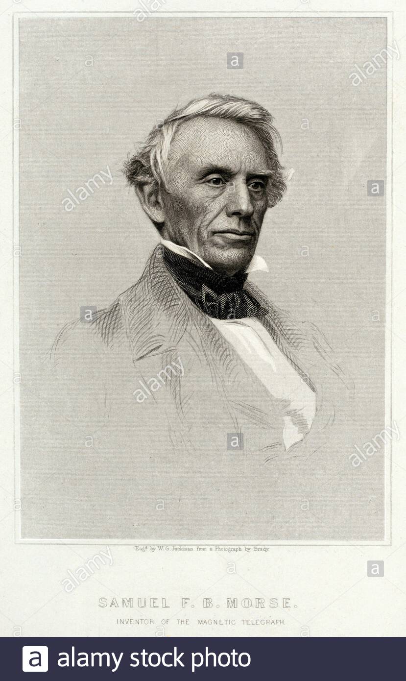Samuel Finley Breese Morse, 1791 – 1872, was an American inventor and ...