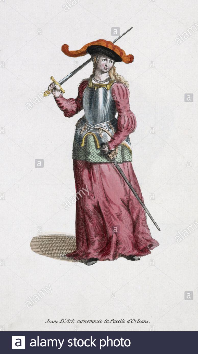 Joan of Arc portrait, 1412 – 1431, "The Maid of Orléans", is a heroine ...