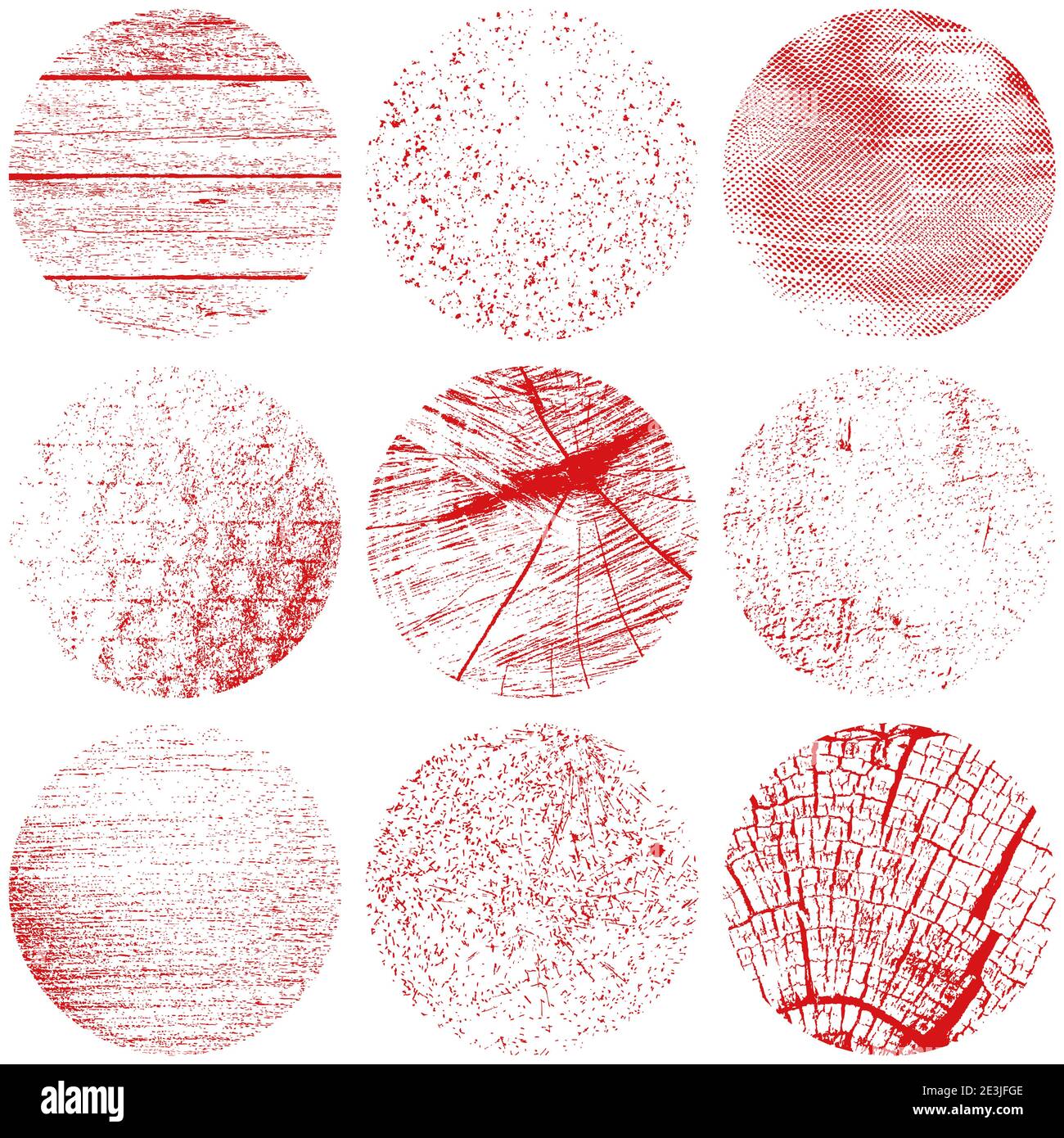 Circle Texture Set 00 Stock Vector Image & Art - Alamy
