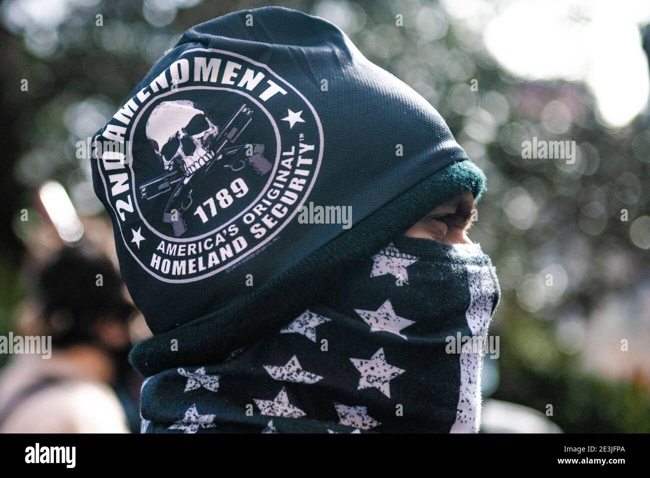 RICHMOND, VIRGINIA, JANUARY 18- Armed Protestors attend a second ...