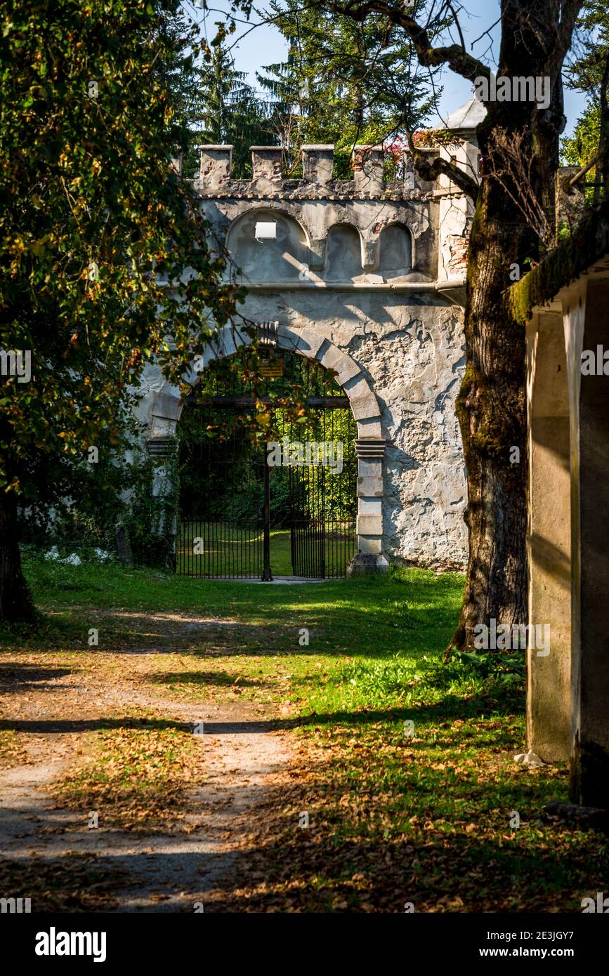 Castle Bosiljevo, medieval castle owned by Frankopan family and now in ...