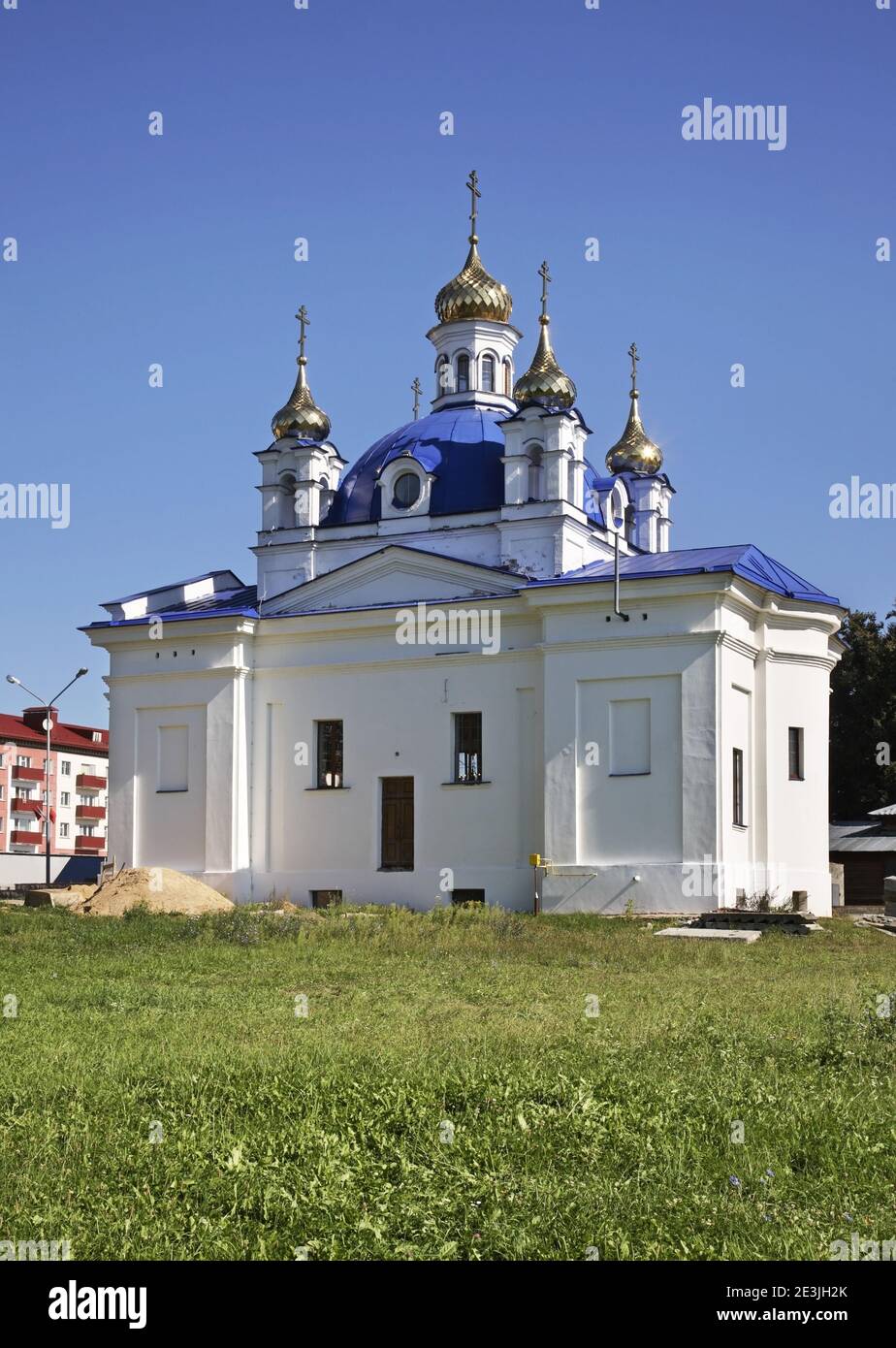 Church of Nativity of Blessed Virgin Mary in Orsha. Belarus Stock Photo ...