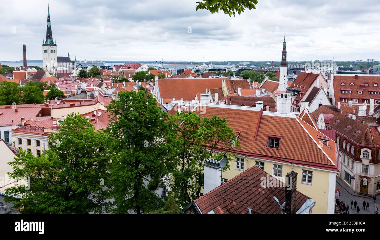 Tallinn skyline may hi-res stock photography and images - Alamy