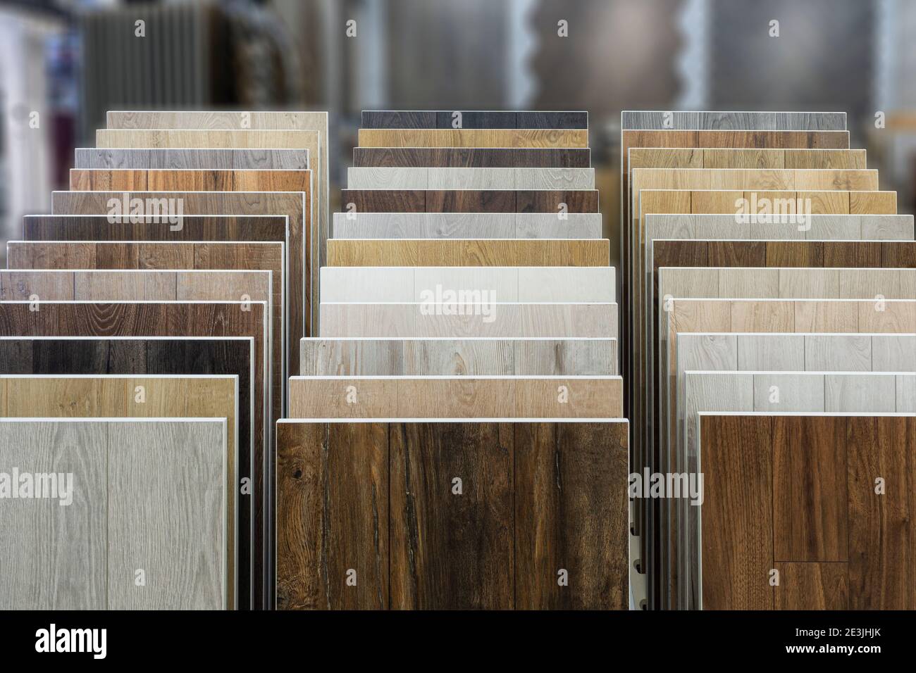 Laminate background. Samples of laminate or parquet with a pattern and ...