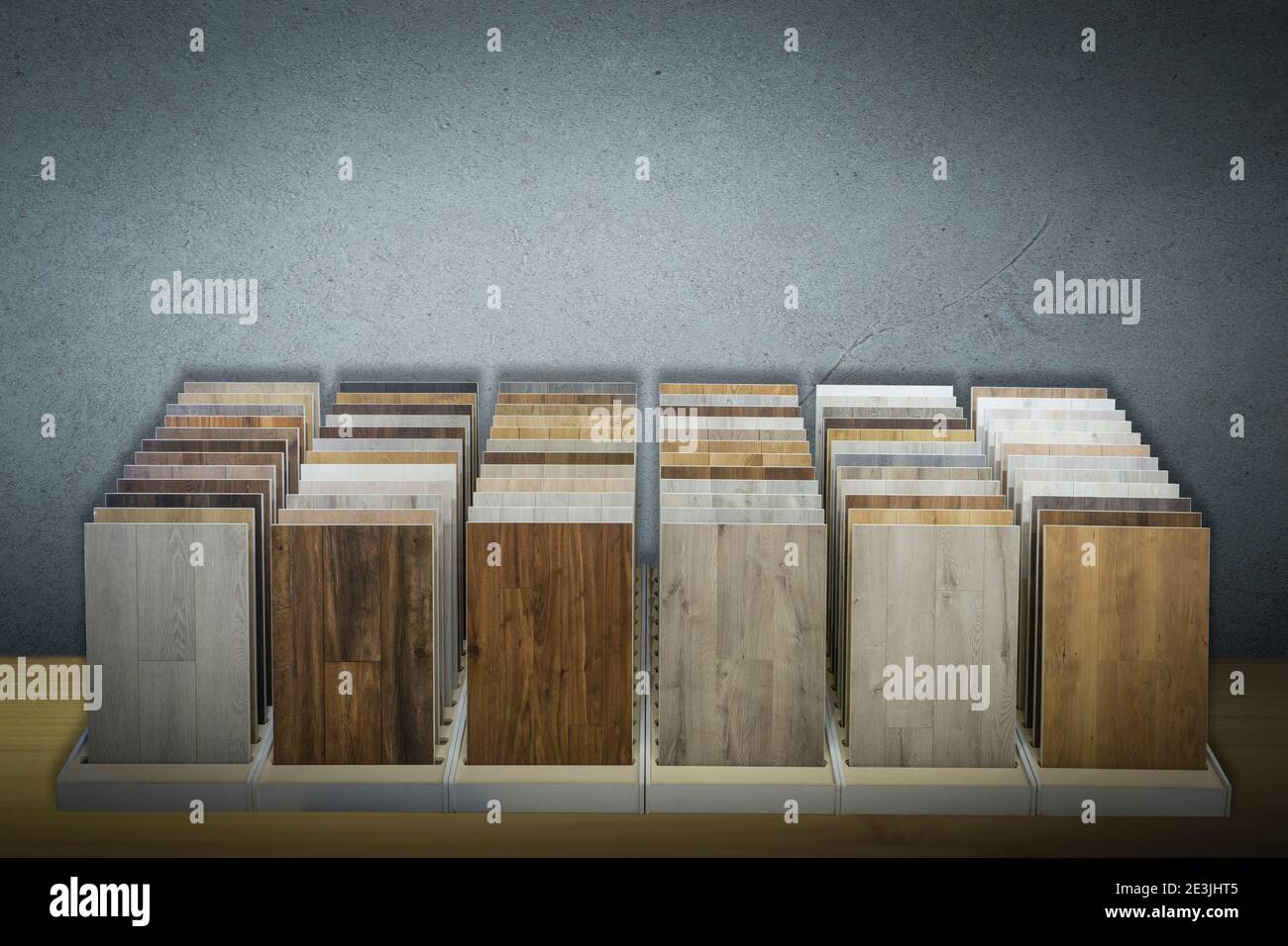 Laminate background. Samples of laminate or parquet with a pattern and ...