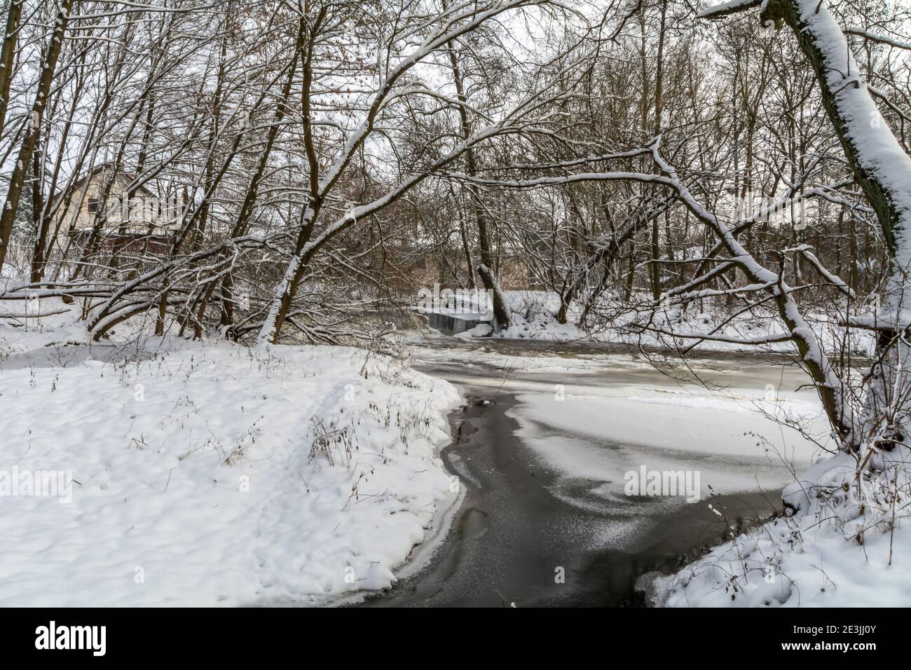 Winter landscapes on a frosty day Stock Photo - Alamy