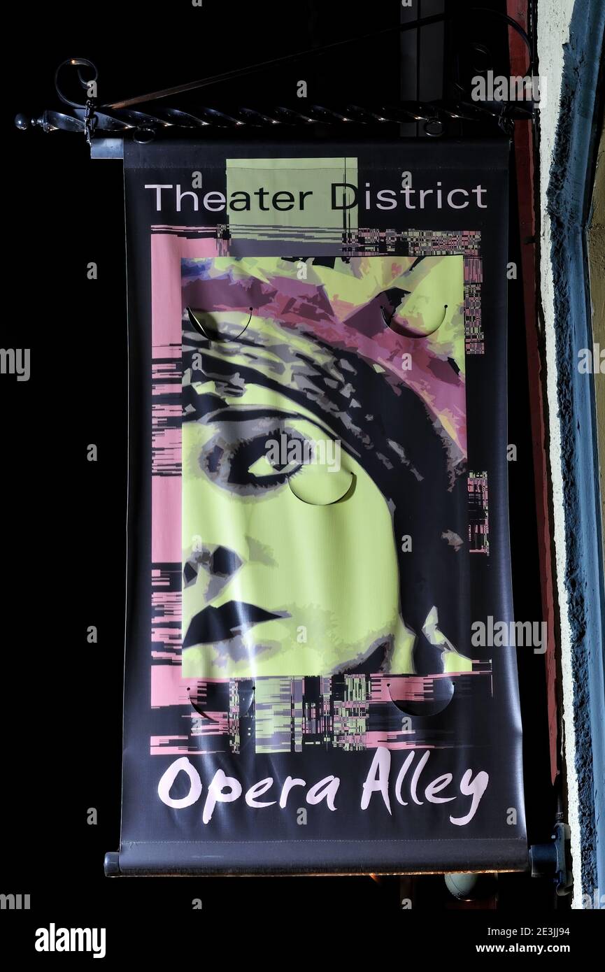 Theater alley hi-res stock photography and images - Alamy