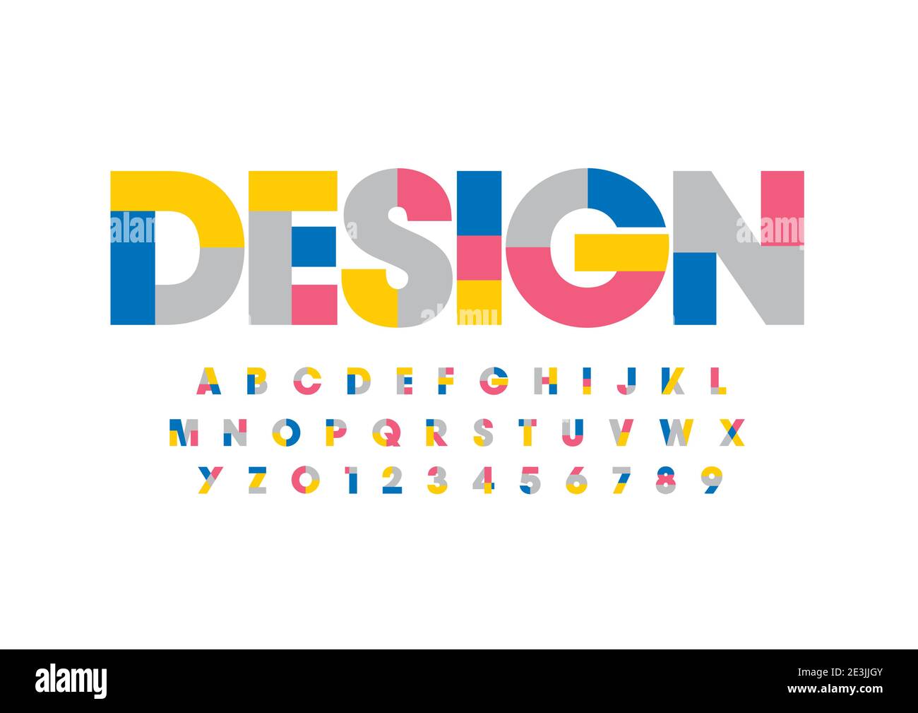 Vector of stylized alphabet and font Stock Vector Image & Art - Alamy