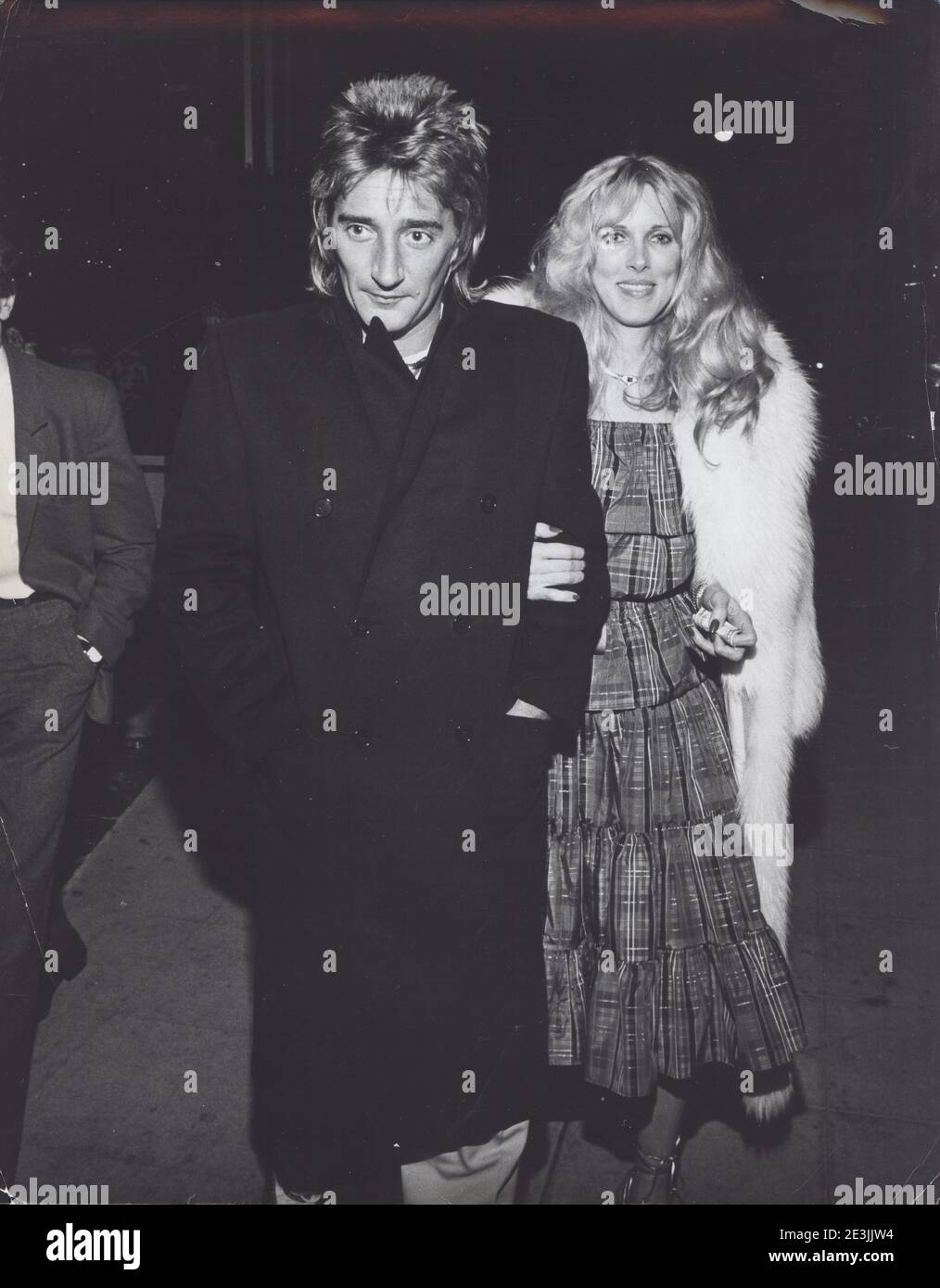ROD STEWART with Alana Stewart Credit: Ralph Dominguez/MediaPunch Stock ...