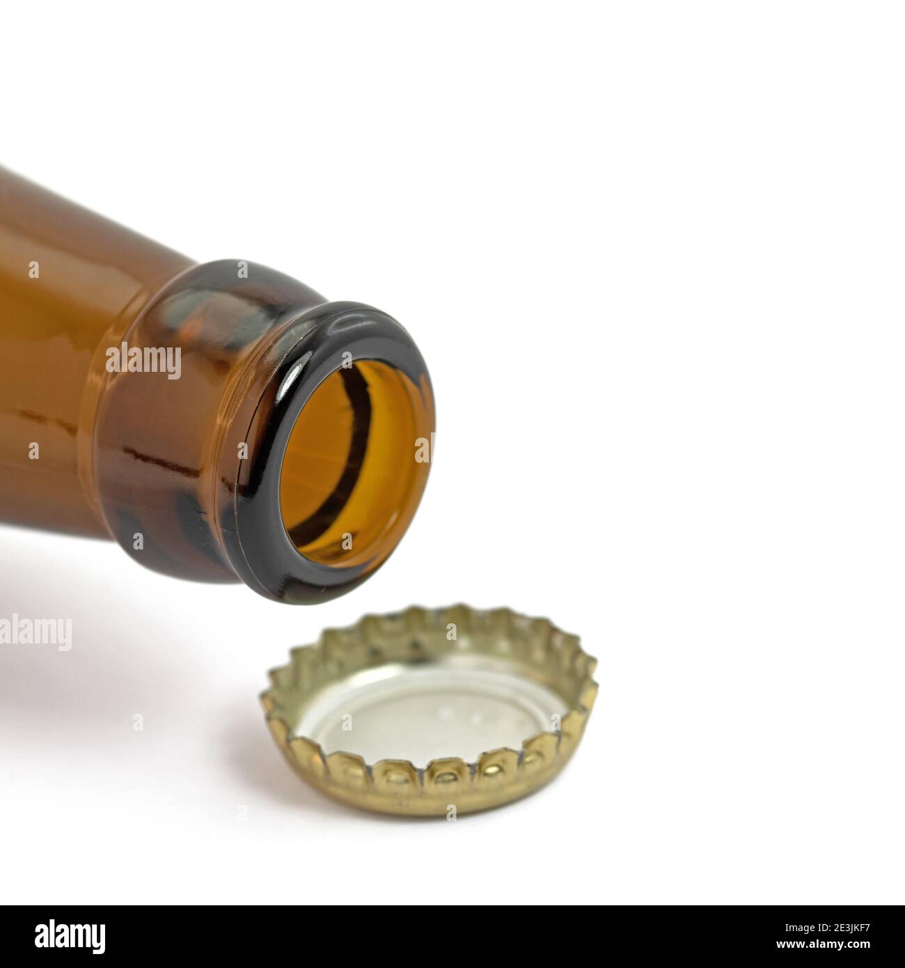 Beer bottle neck open cap drink hi-res stock photography and images - Alamy