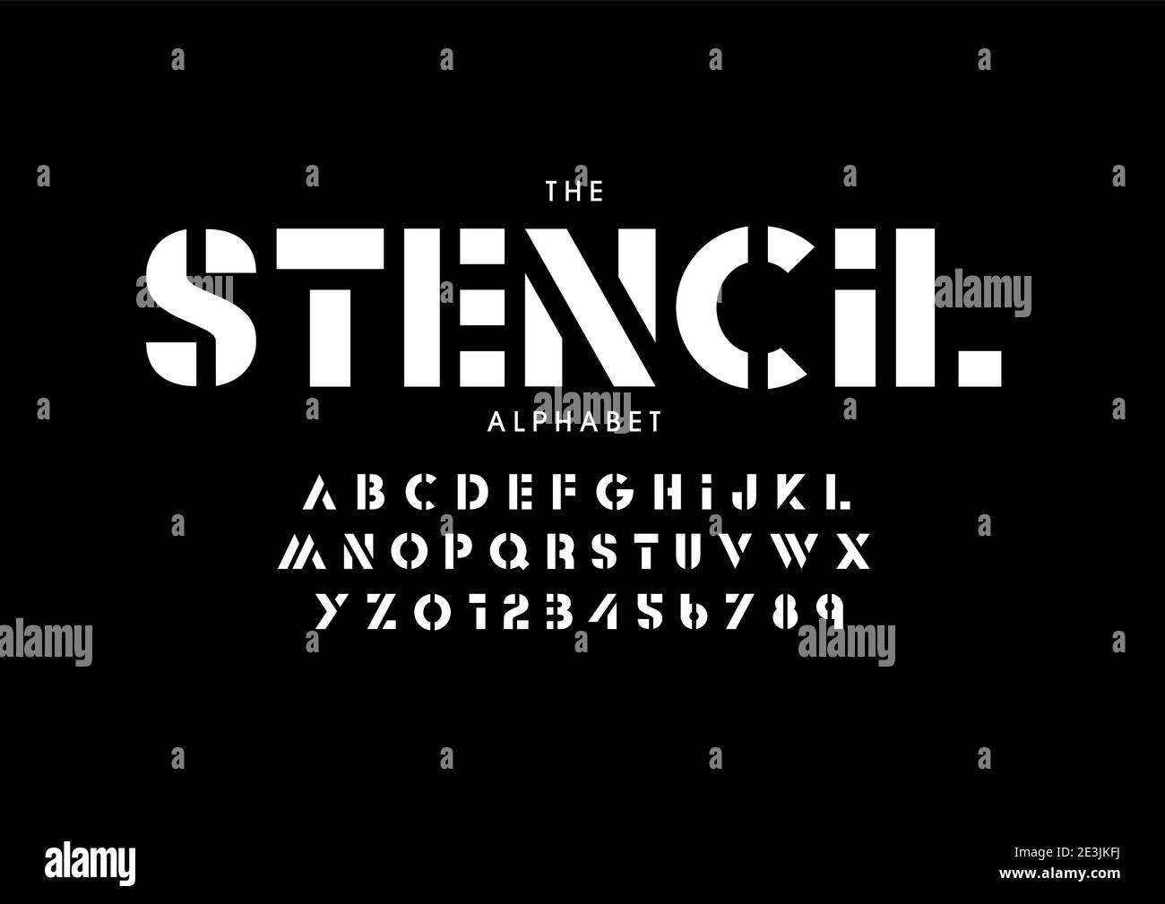 Vector of stylized alphabet and font Stock Vector Image & Art - Alamy