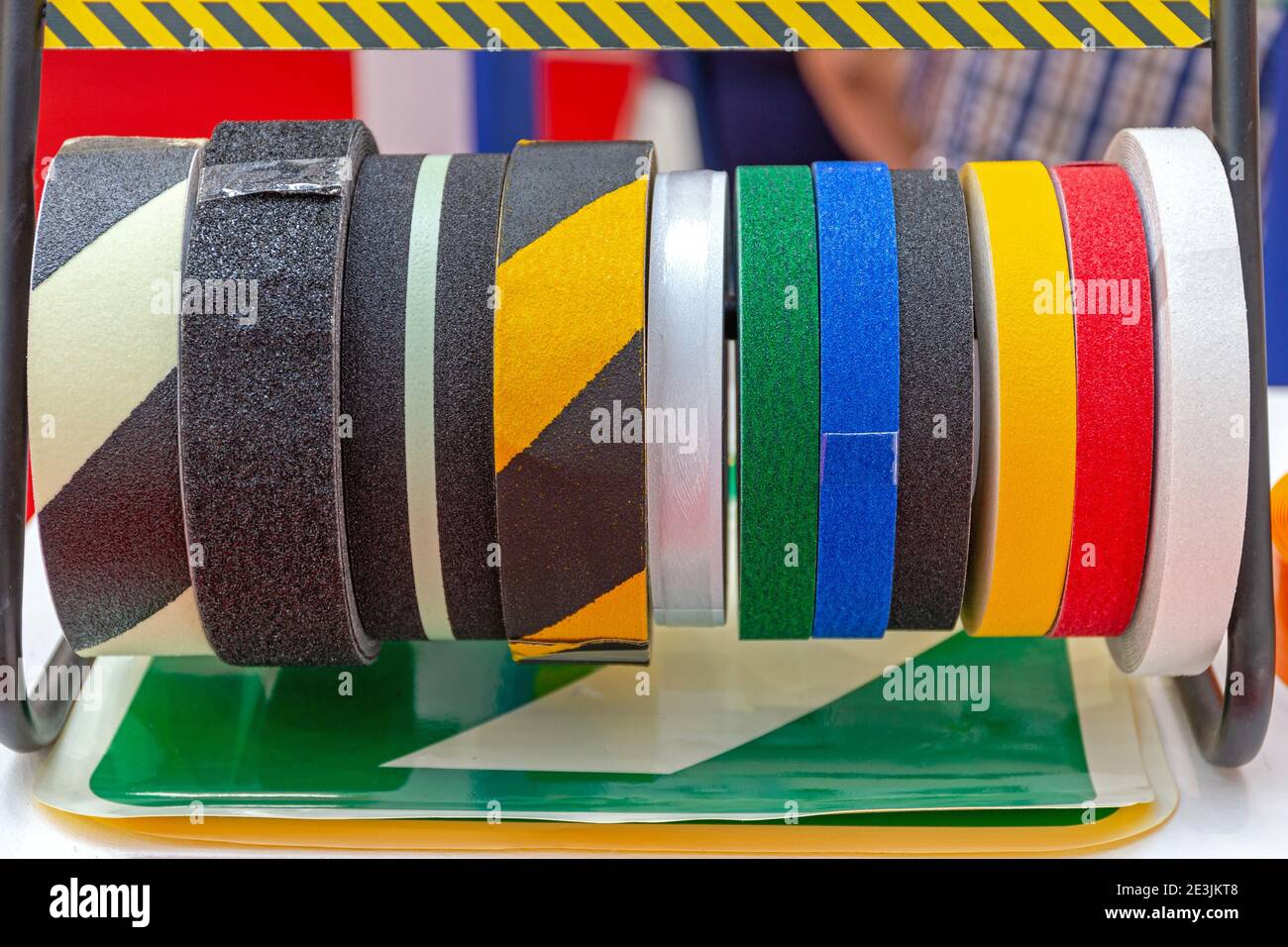 Various Colourful Sticky Tape Rolls for Commercial Use Stock Photo - Alamy
