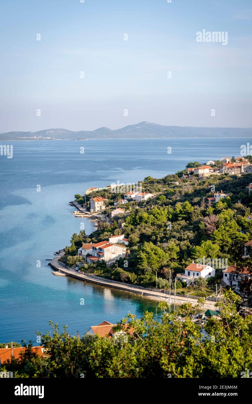 View of Mali Iz, Island of Iz, Zadar archipelago, Dalmatia, Croatia ...