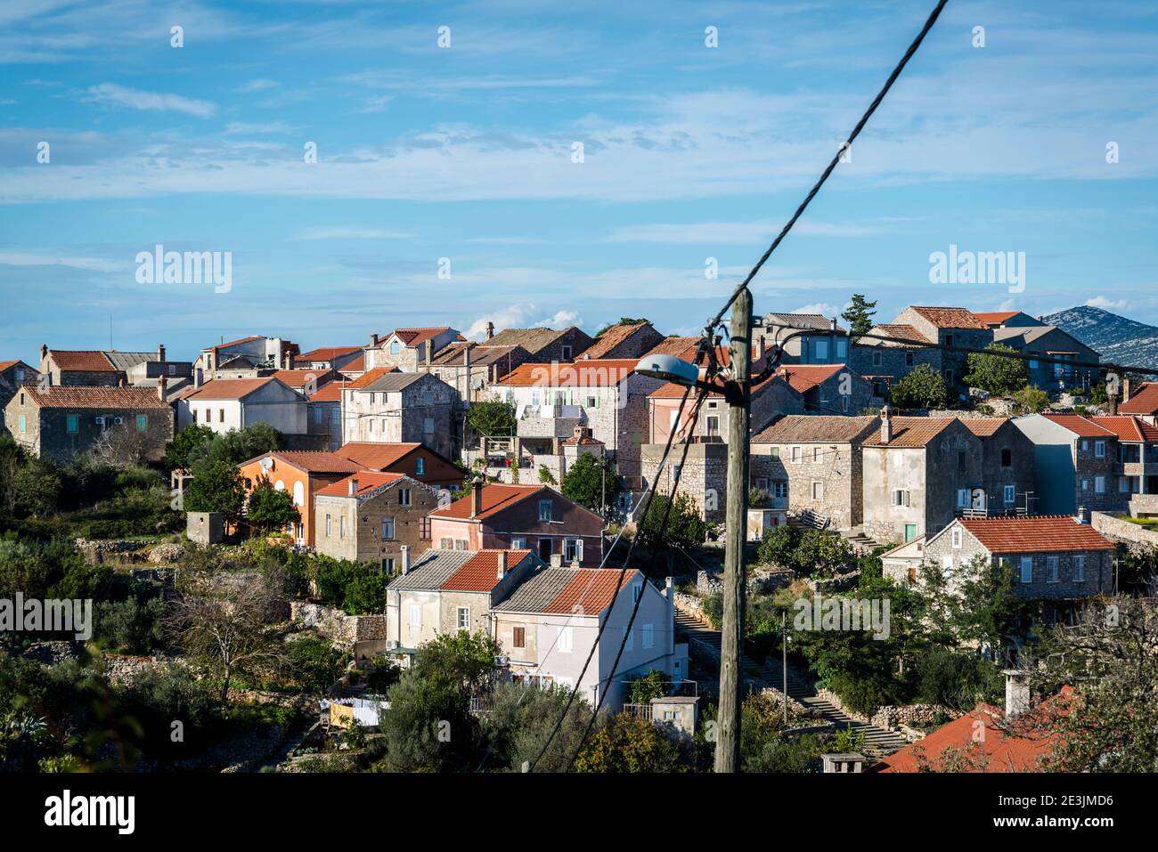 Mali Iz, Island of Iz, Zadar archipelago, Dalmatia, Croatia Stock Photo ...