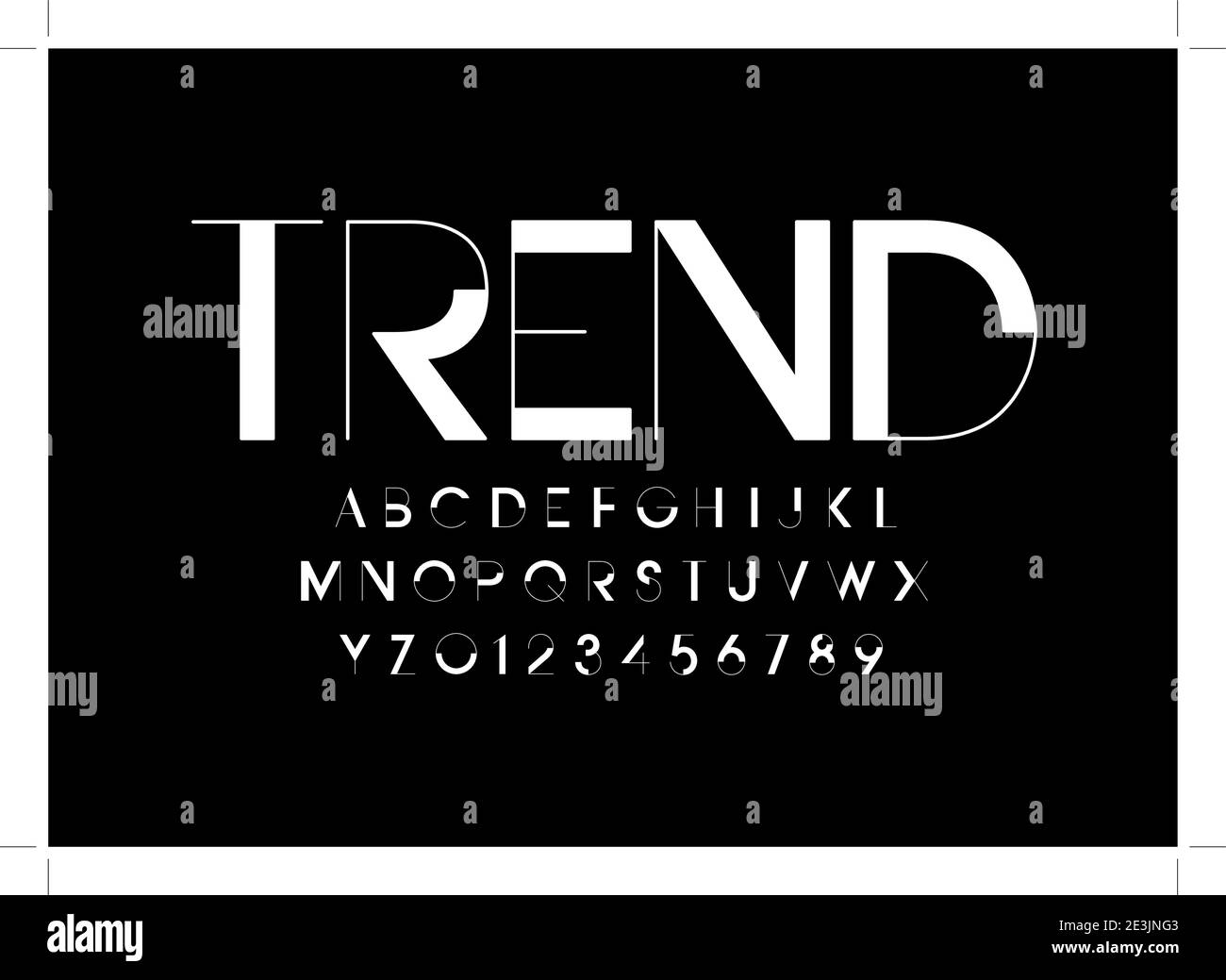 Vector of stylized alphabet and font Stock Vector Image & Art - Alamy