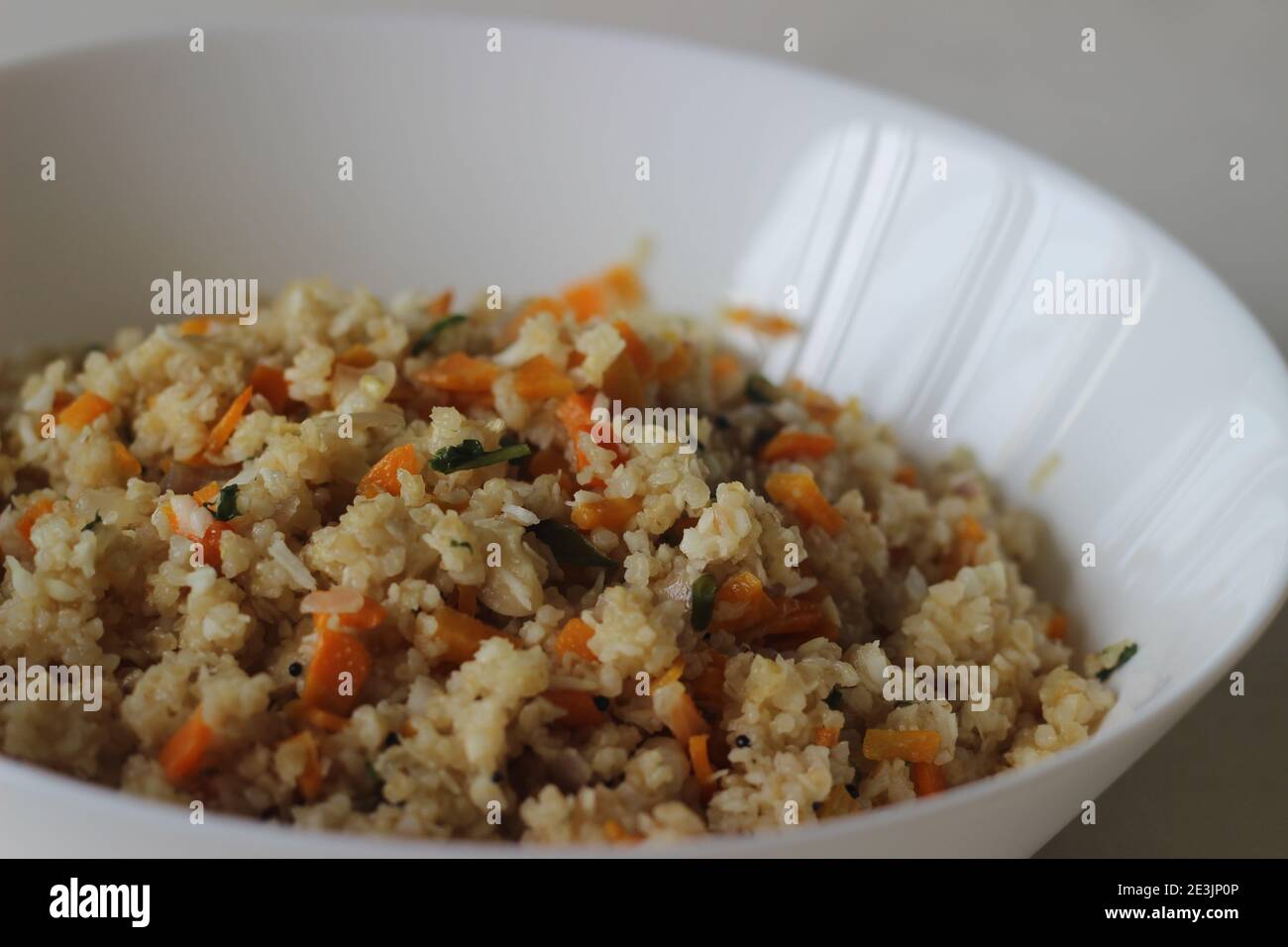 Dalia upma or broken wheat upma is a south Indian breakfast food made ...