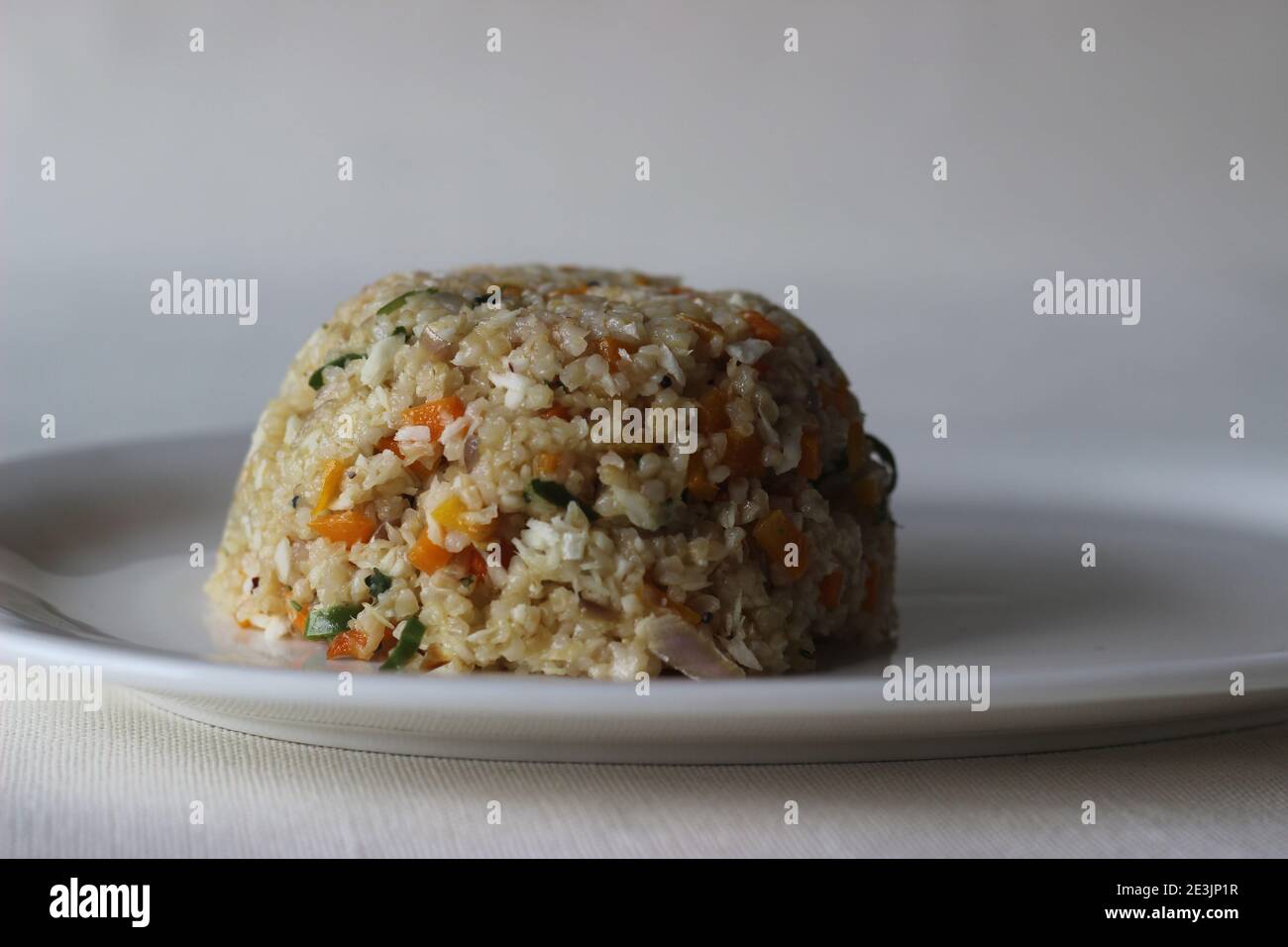 Dalia upma or broken wheat upma is a south Indian breakfast food made ...