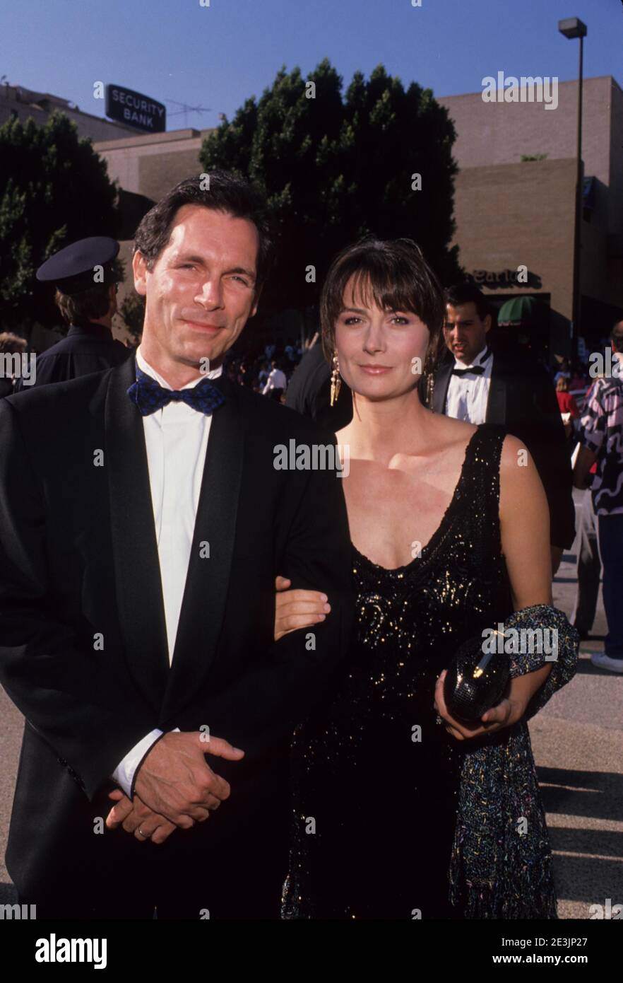 MEL HARRIS with husband Cotter Smith Credit: Ralph Dominguez/MediaPunch ...