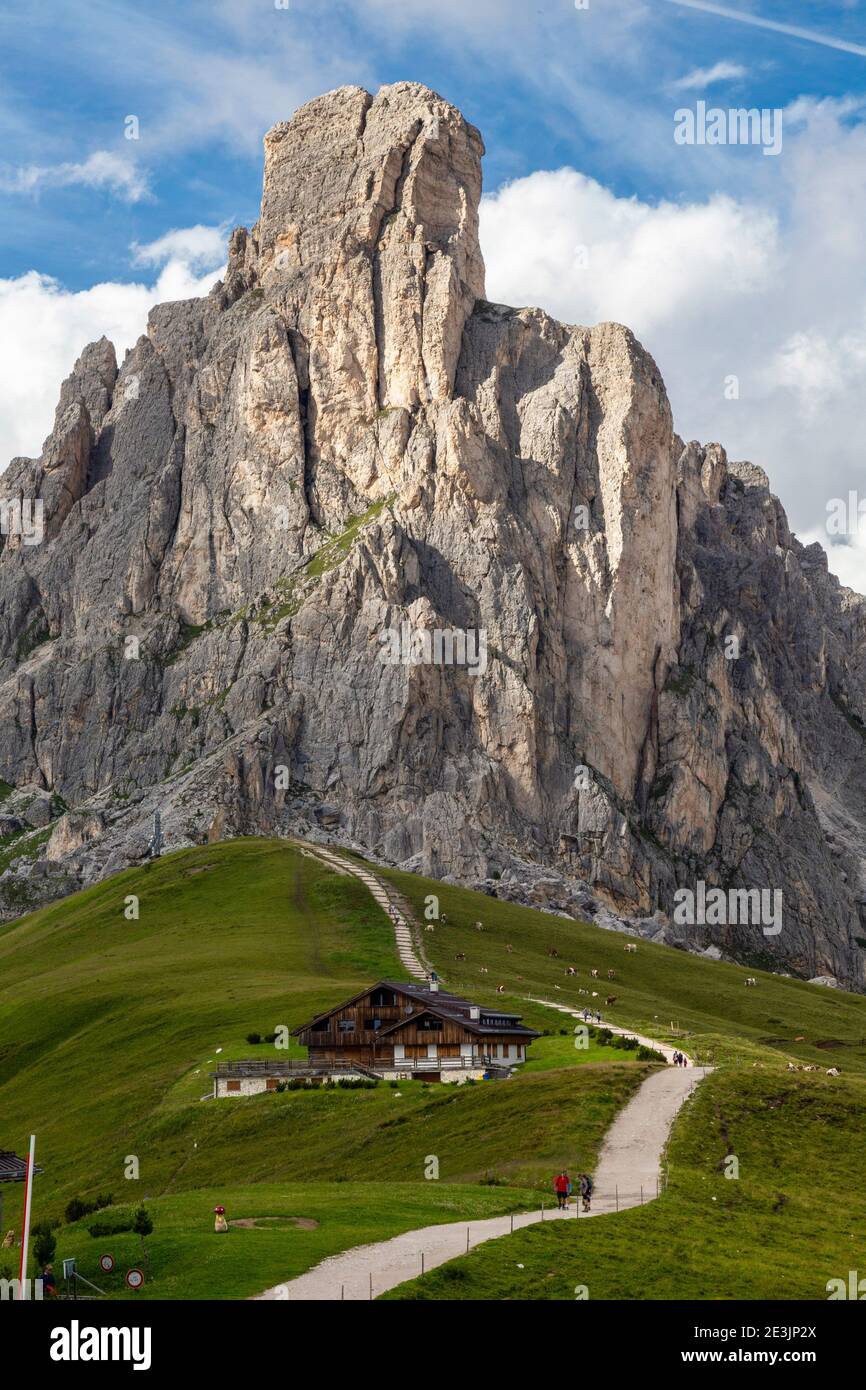 The Giau Pass (Italian: Passo di Giau) (Ladin: Jof de Giau) (el. 2236 m ...