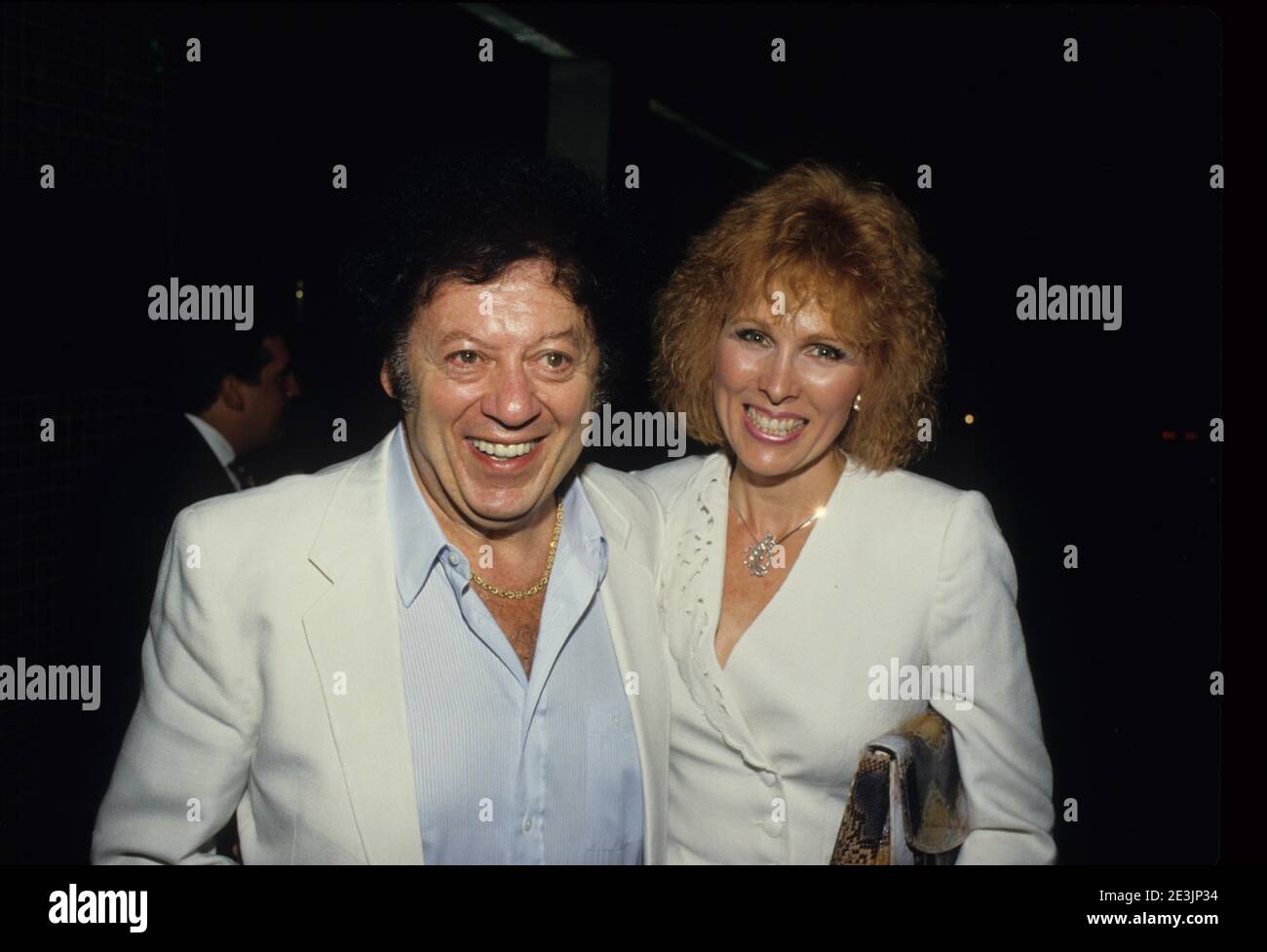 MARTY ALLEN with wife 1986 Credit: Ralph Dominguez/MediaPunch Stock ...