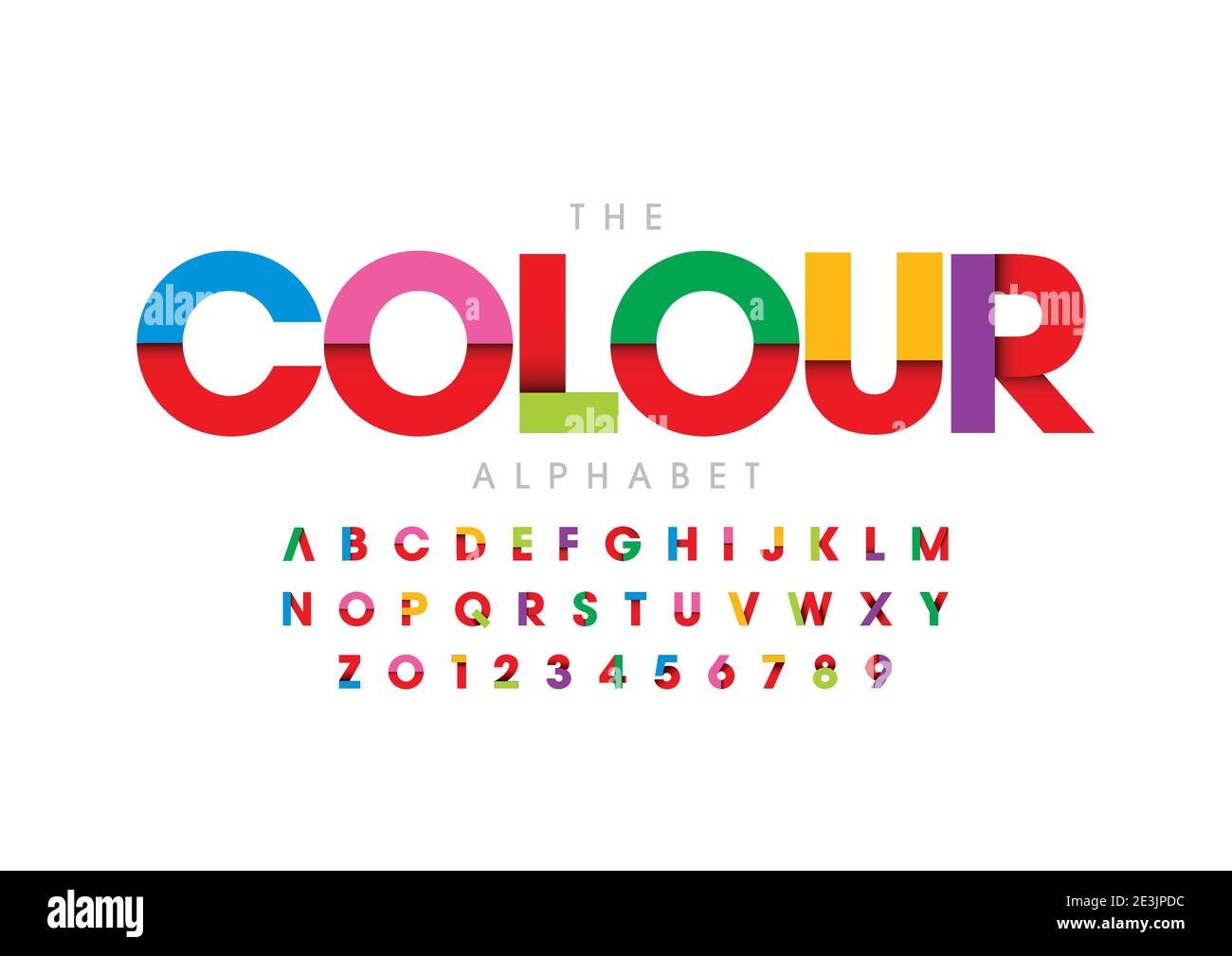Vector of stylized alphabet and font Stock Vector Image & Art - Alamy