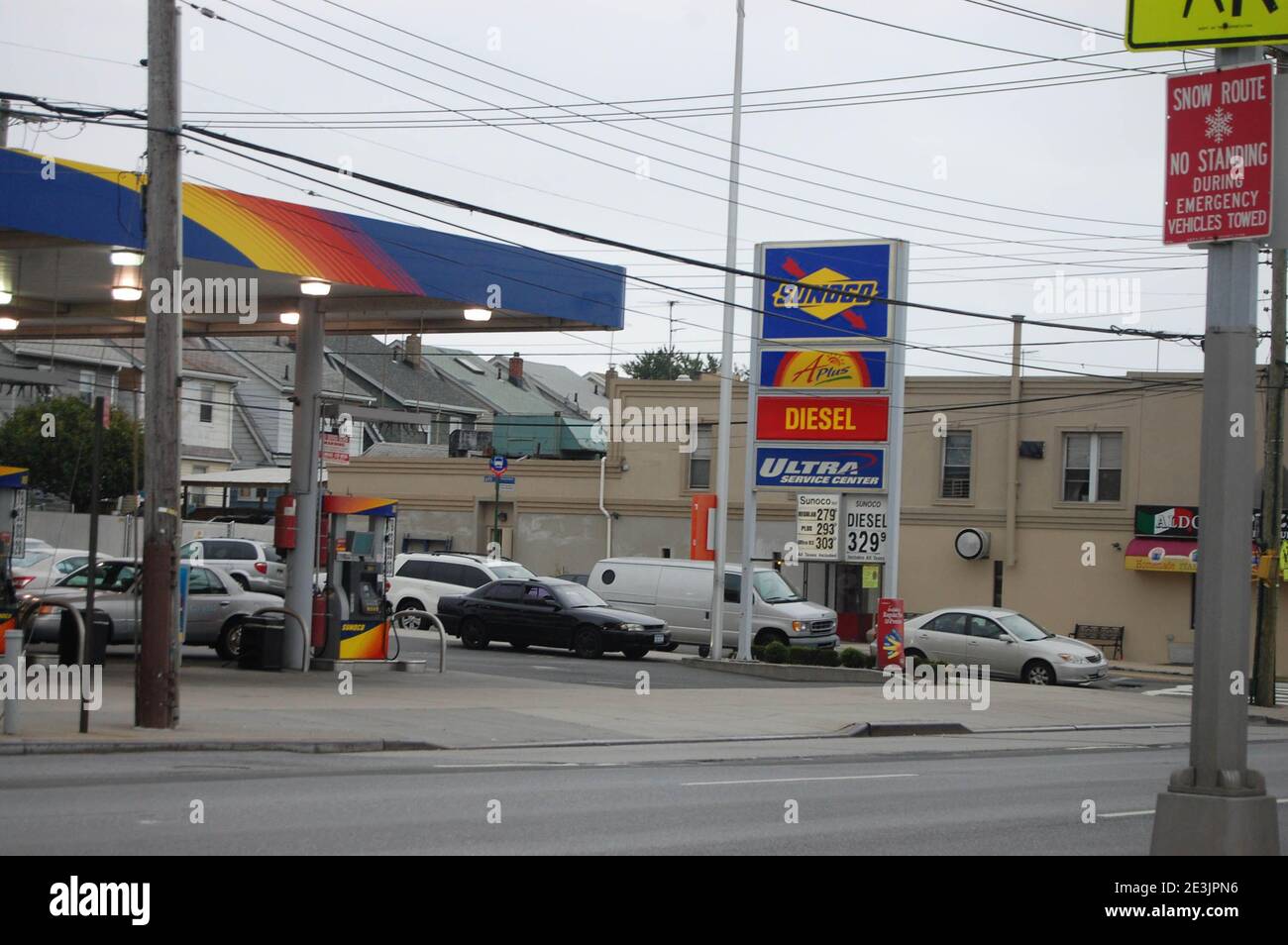 signs for Petrol Station or Gas Station New York USA Ultra Diesel Stock ...
