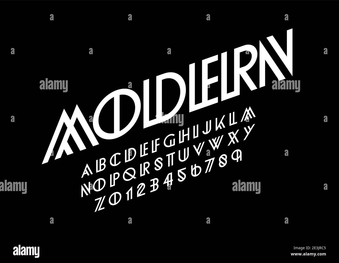 Vector of stylized alphabet and font Stock Vector Image & Art - Alamy