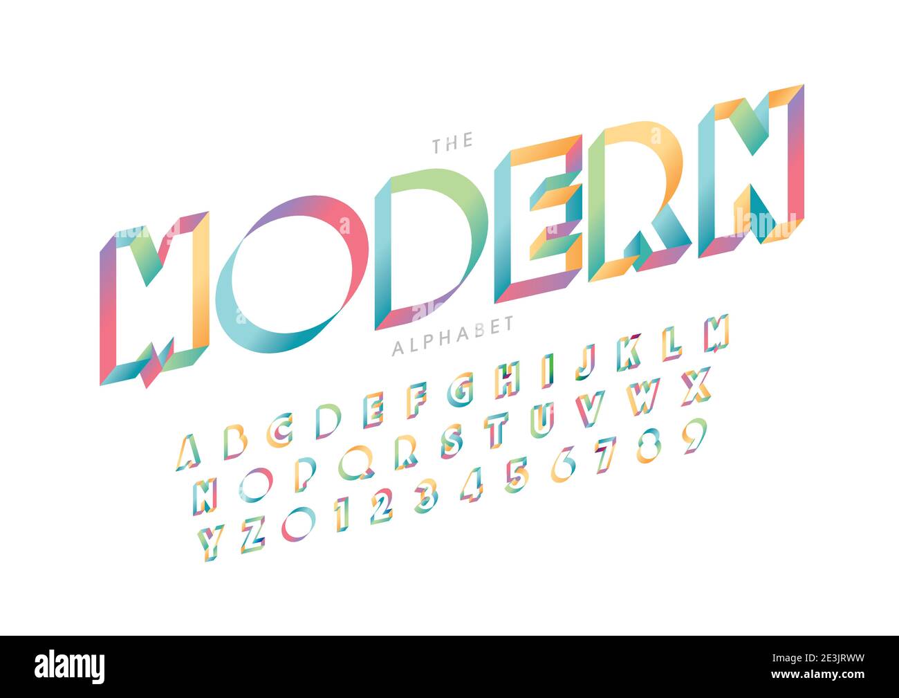 Vector of stylized alphabet and font Stock Vector Image & Art - Alamy