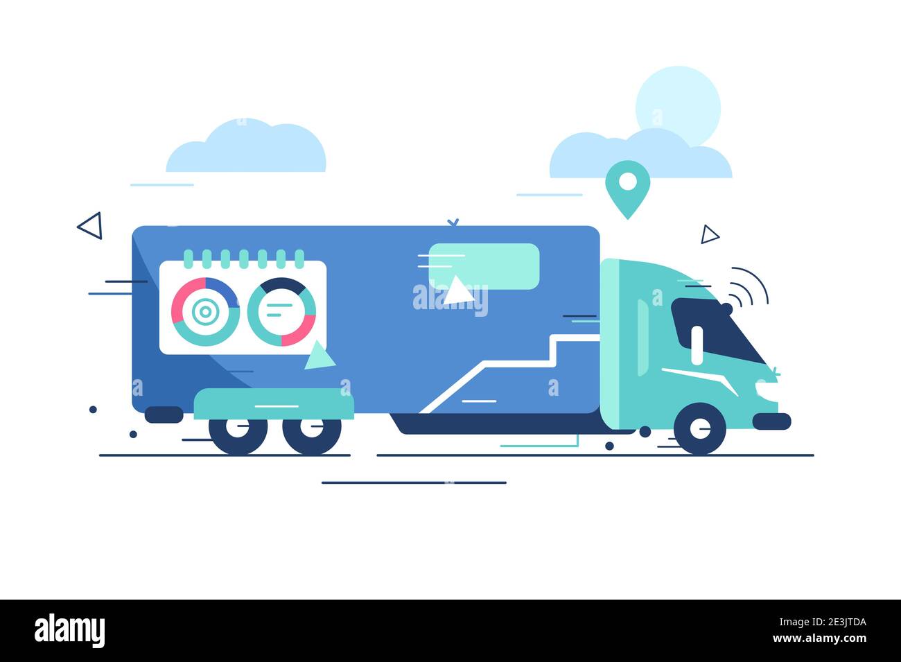 Autonomous driving concept Cut Out Stock Images & Pictures - Alamy