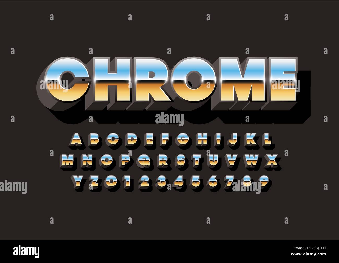 Vector of stylized alphabet and font Stock Vector Image & Art - Alamy