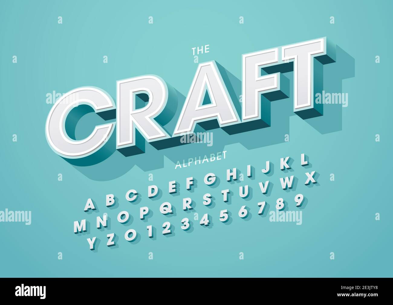 Vector of stylized alphabet and font Stock Vector Image & Art - Alamy