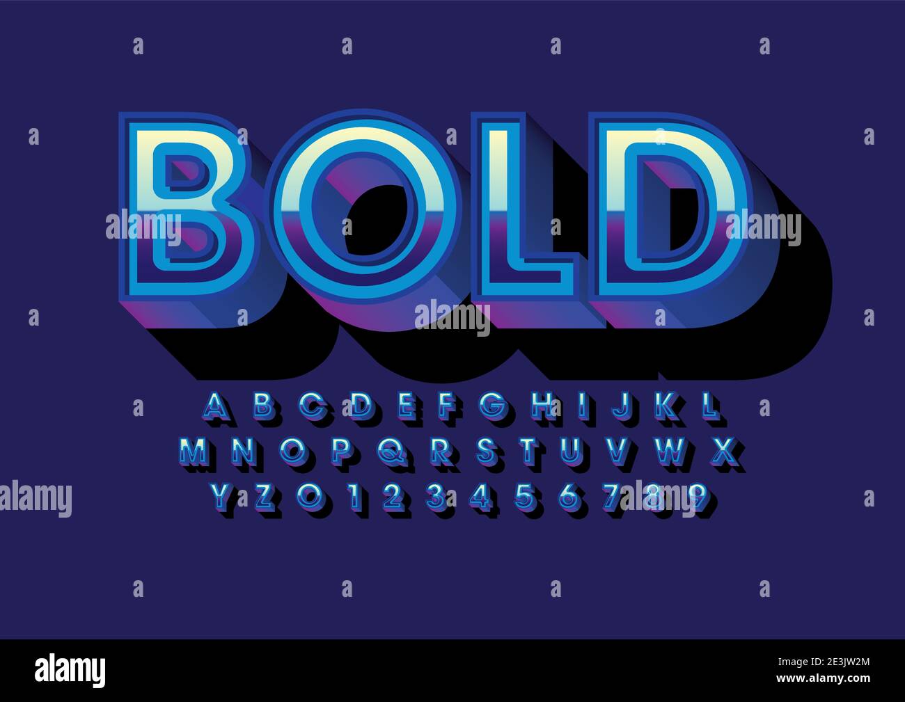 Vector of stylized alphabet and font Stock Vector Image & Art - Alamy