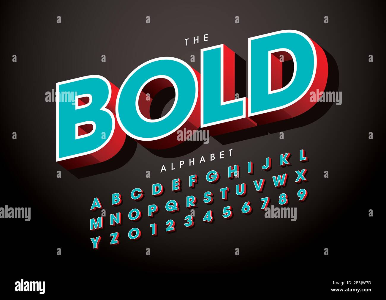 Vector of stylized alphabet and font Stock Vector Image & Art - Alamy