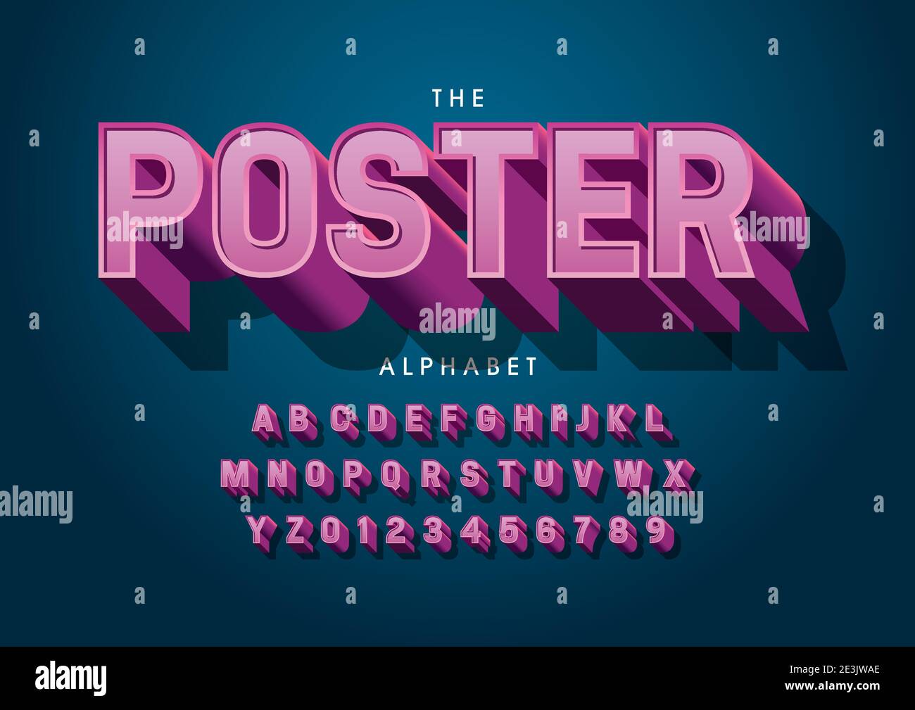 Vector of stylized alphabet and font Stock Vector Image & Art - Alamy