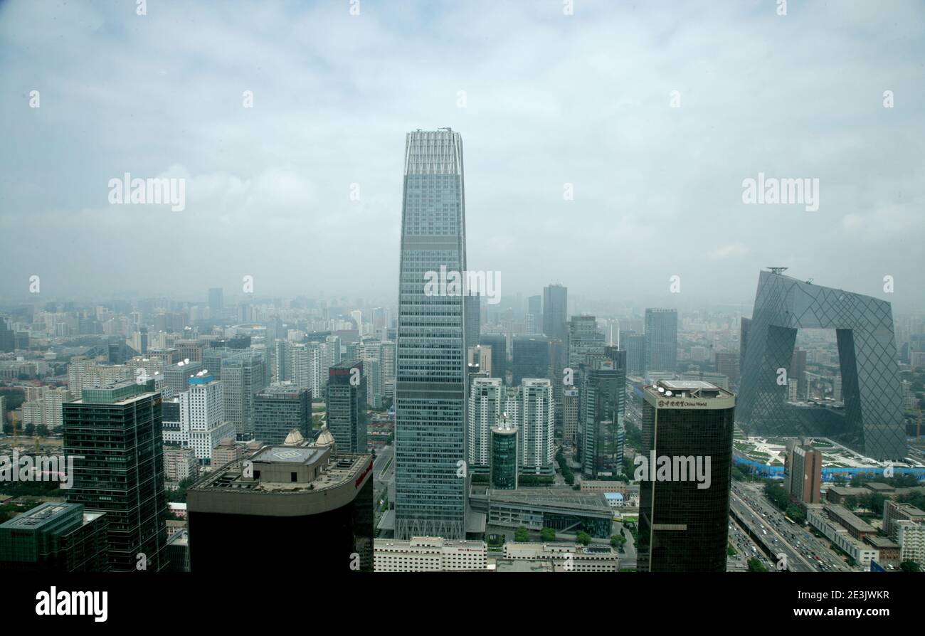 Beijing city world trade centre hi-res stock photography and images - Alamy