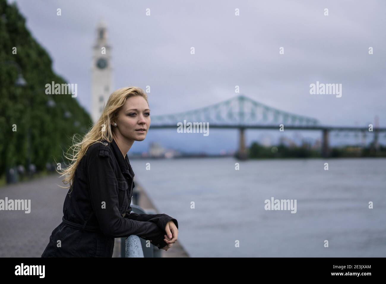 Canada quebec city portrait woman hi-res stock photography and images ...