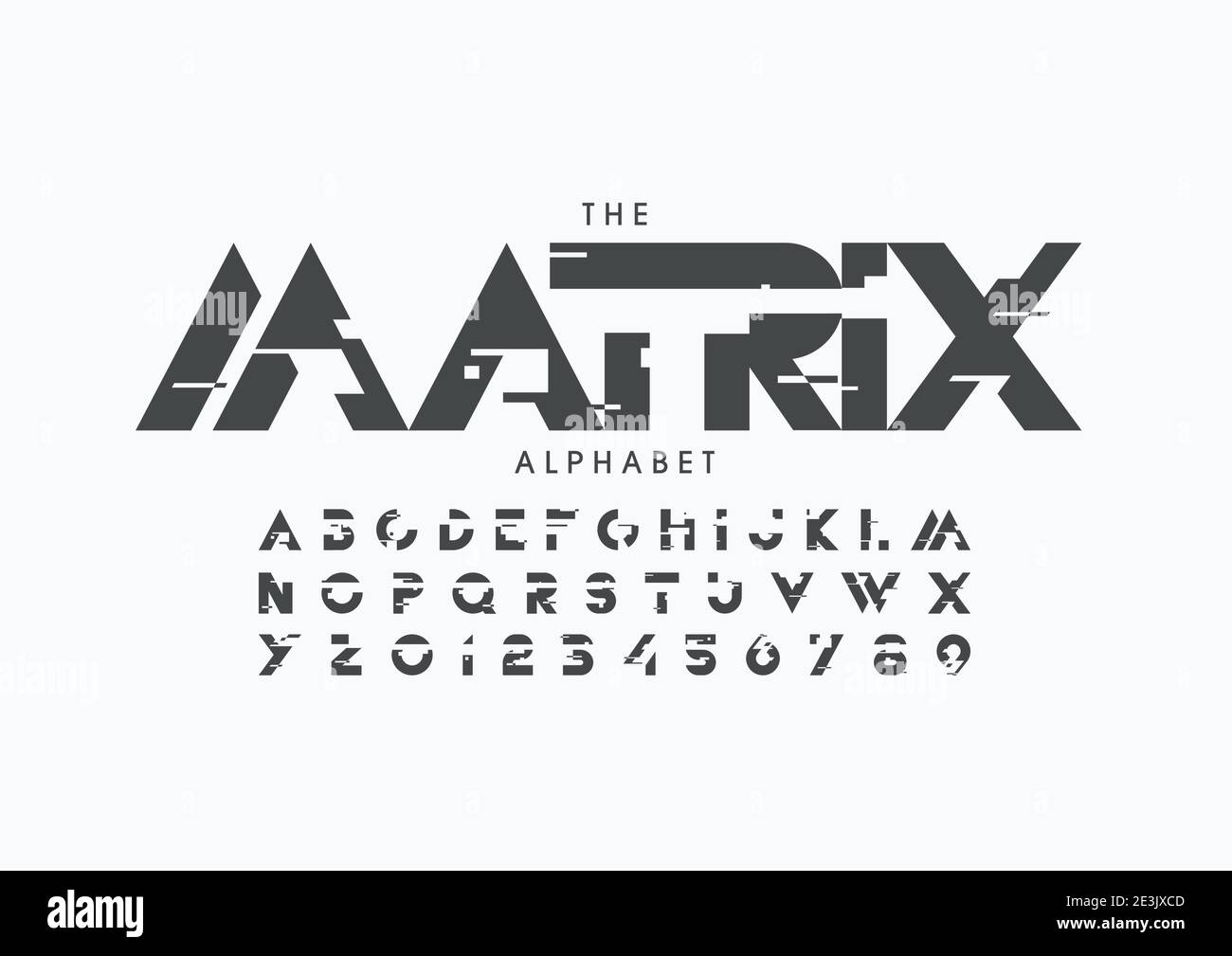 Vector of stylized alphabet and font Stock Vector Image & Art - Alamy