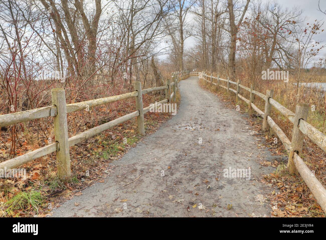 A View of Waterfront Trail in Ajax, Ontario, Canada Stock Photo - Alamy