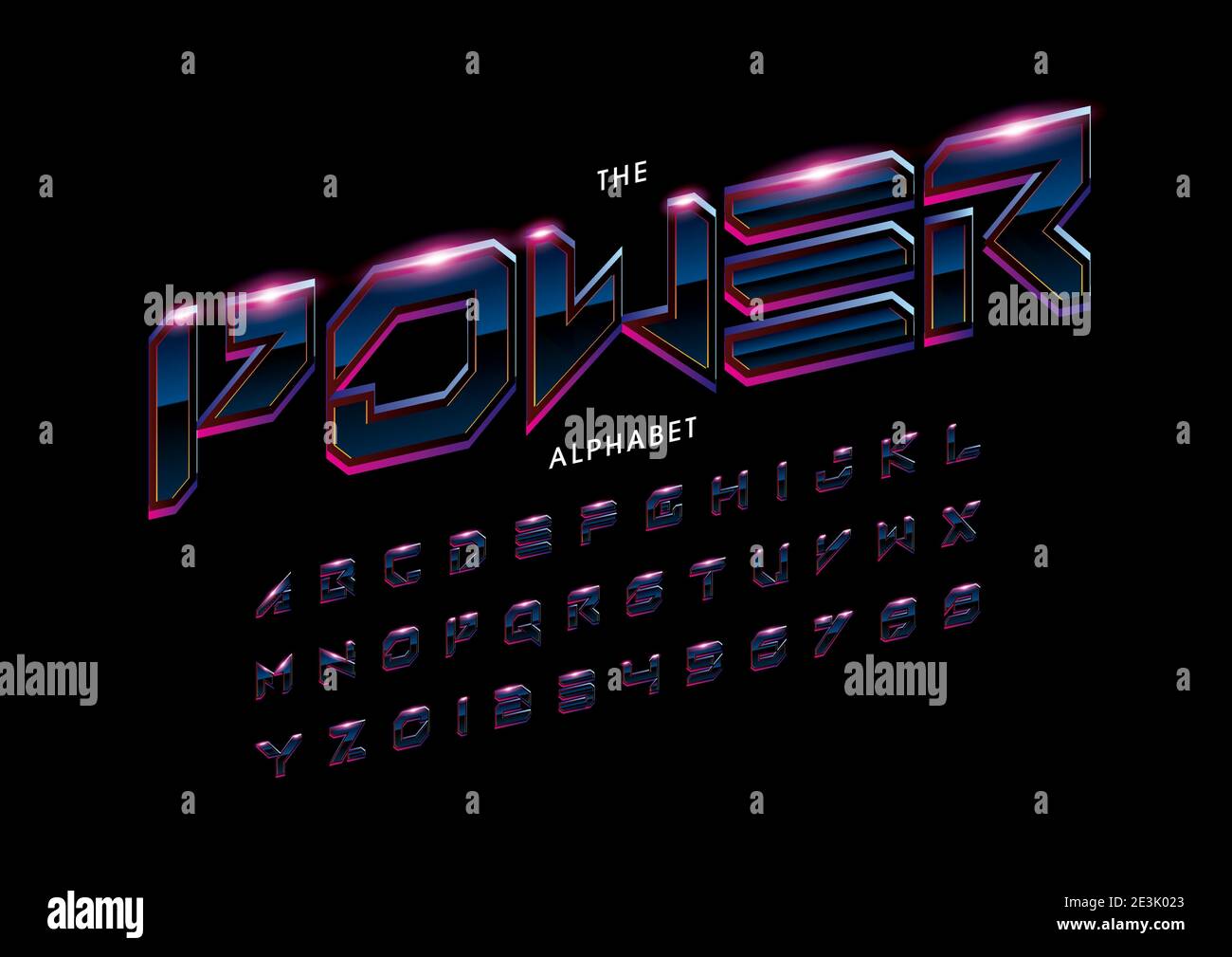 Vector of stylized alphabet and font Stock Vector Image & Art - Alamy