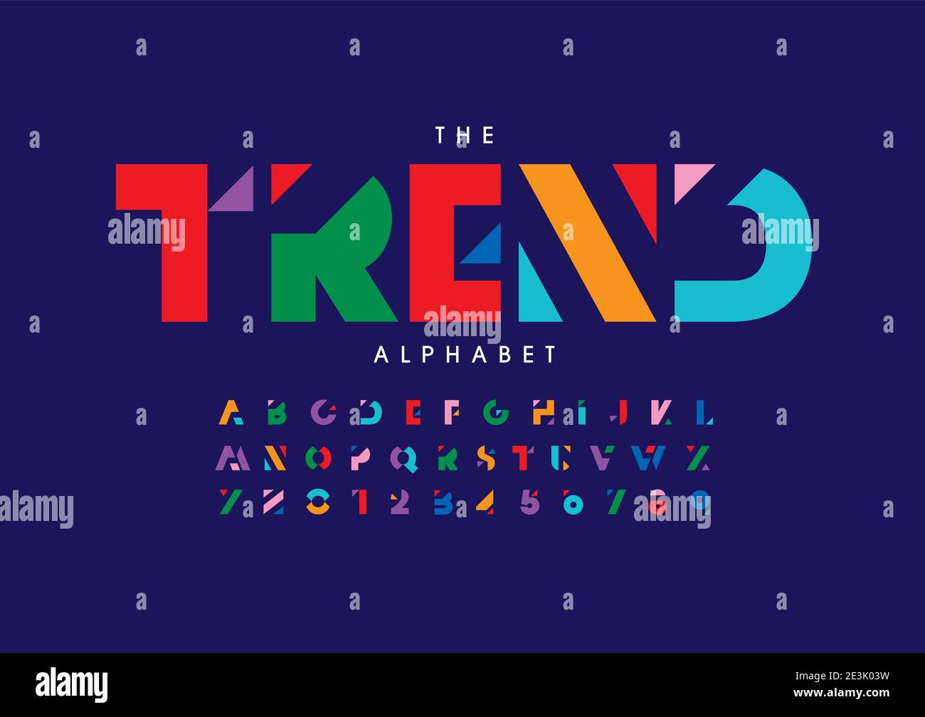Vector of stylized alphabet and font Stock Vector Image & Art - Alamy
