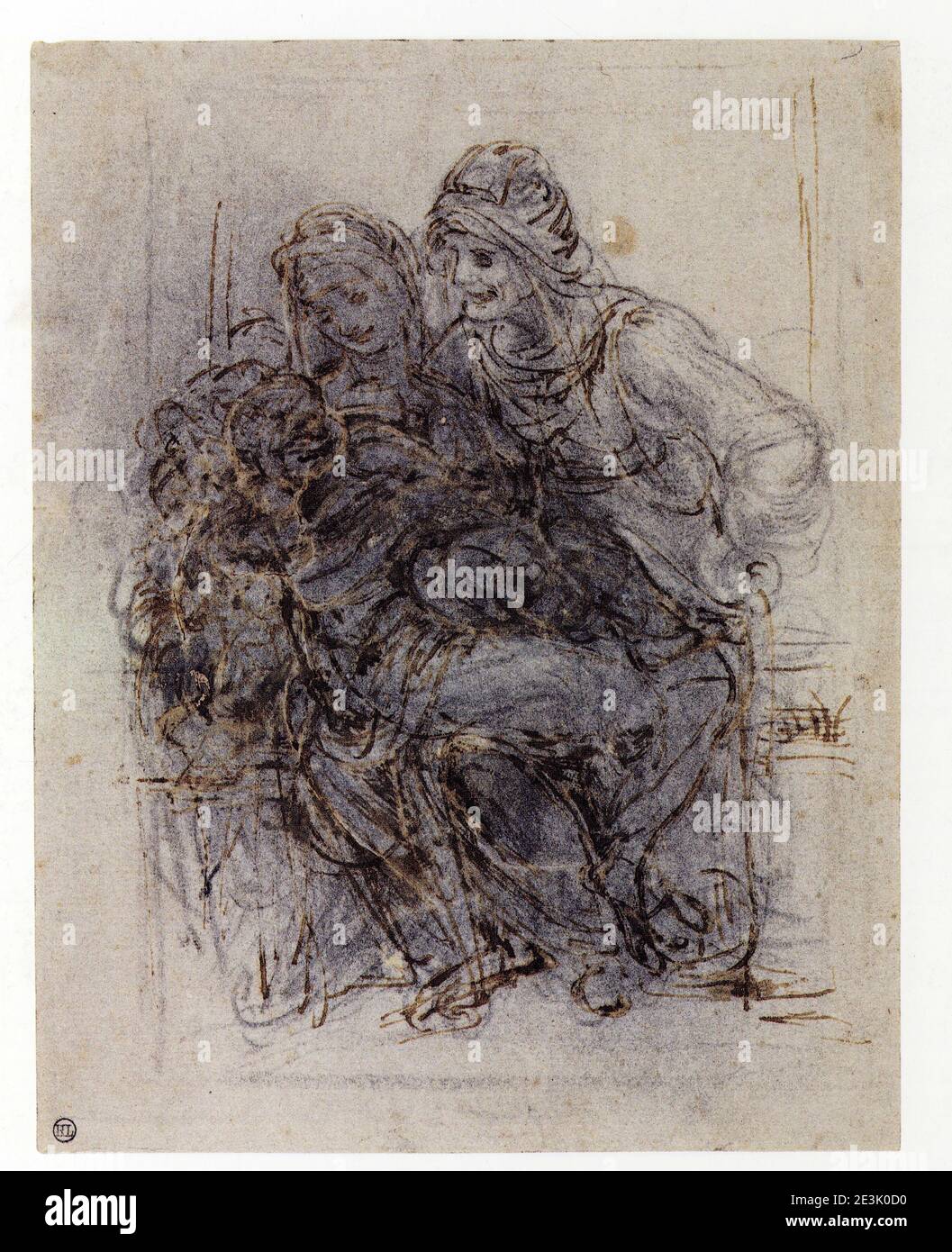 Virgin And Child With Saint Anne Leonardo Da Vinci