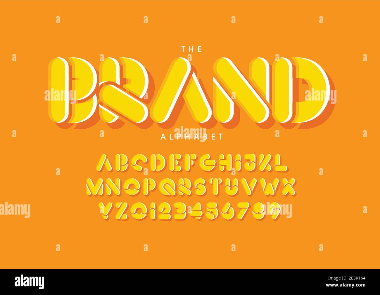 Vector of stylized alphabet and font Stock Vector Image & Art - Alamy