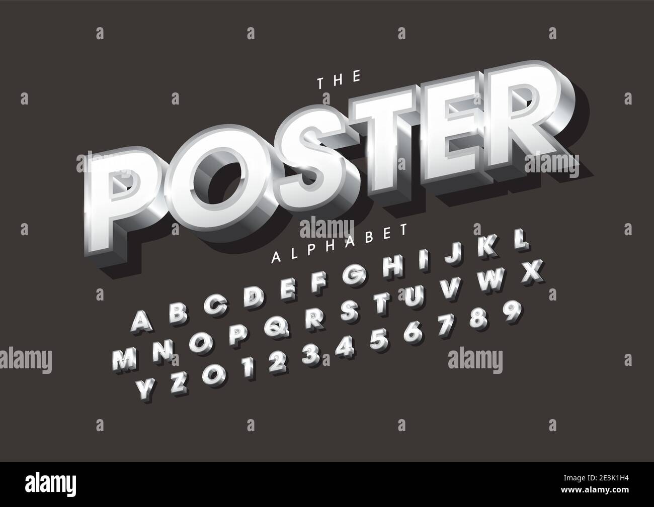 Vector of stylized alphabet and font Stock Vector Image & Art - Alamy