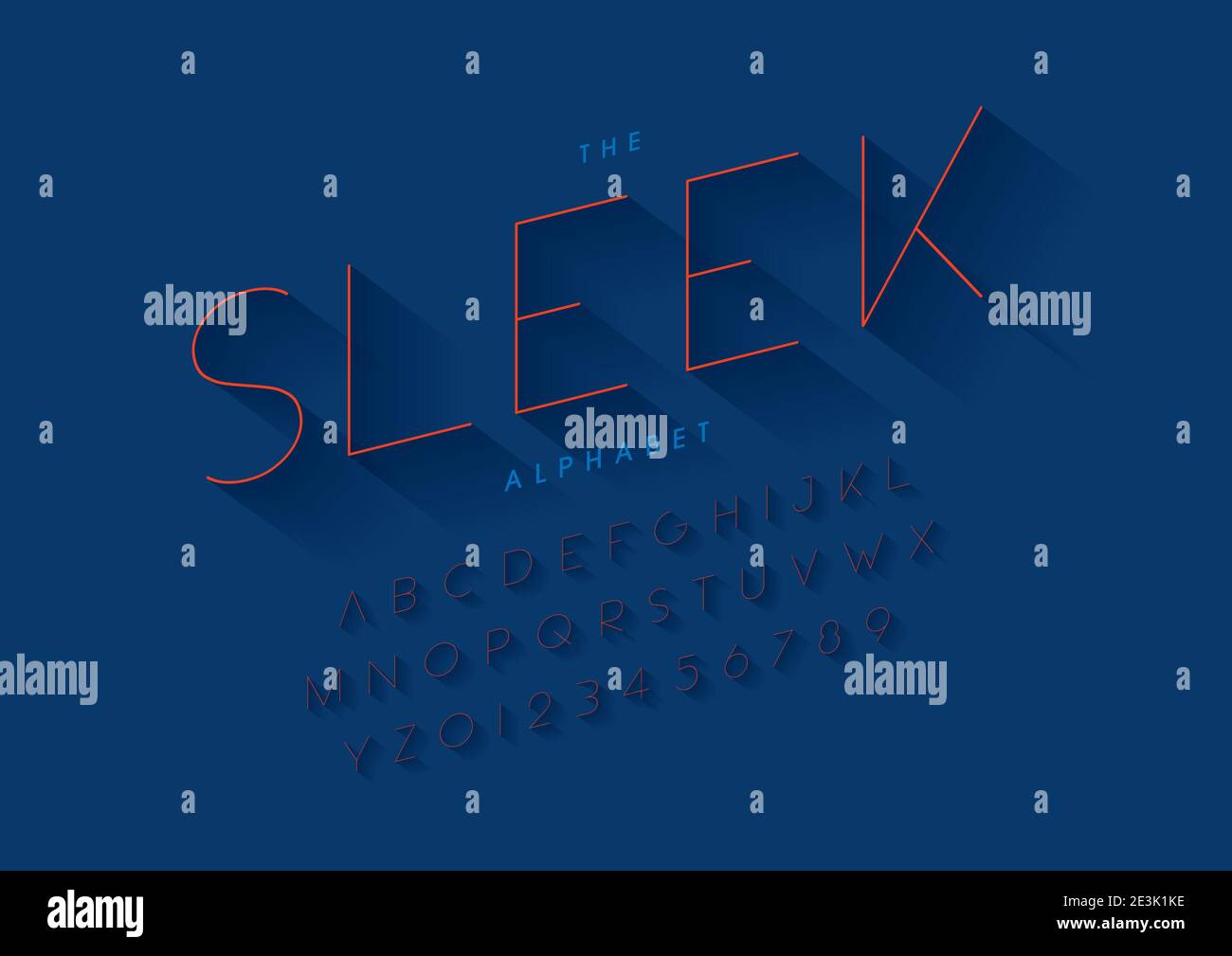 Vector of stylized alphabet and font Stock Vector Image & Art - Alamy