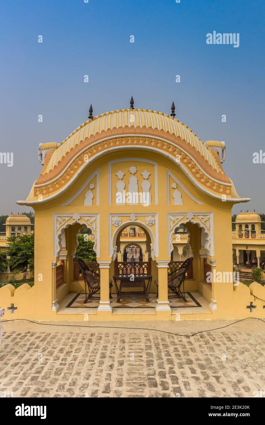 Rooftop view from a historic hotel in Orchha, India Stock Photo - Alamy