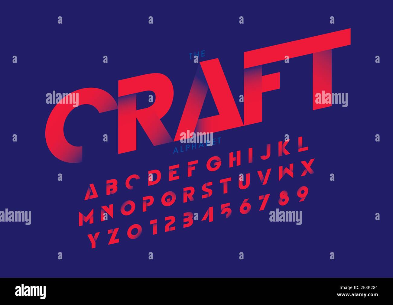 Vector of stylized alphabet and font Stock Vector Image & Art - Alamy