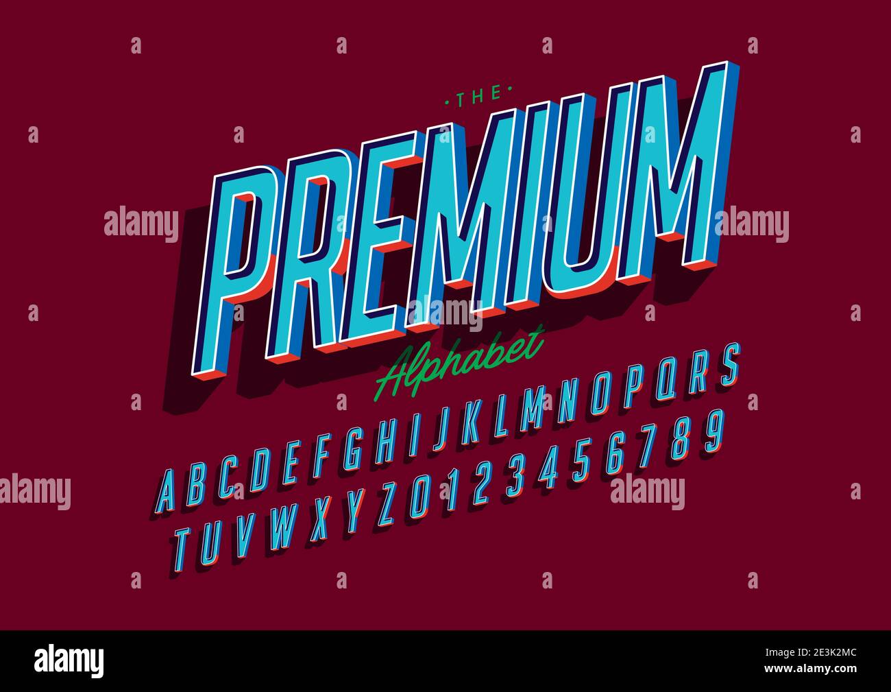 Vector of stylized alphabet and font Stock Vector Image & Art - Alamy