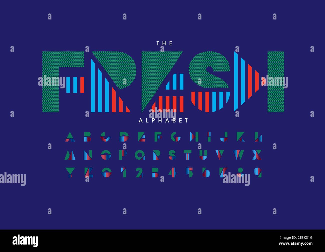 Vector of stylized alphabet and font Stock Vector Image & Art - Alamy